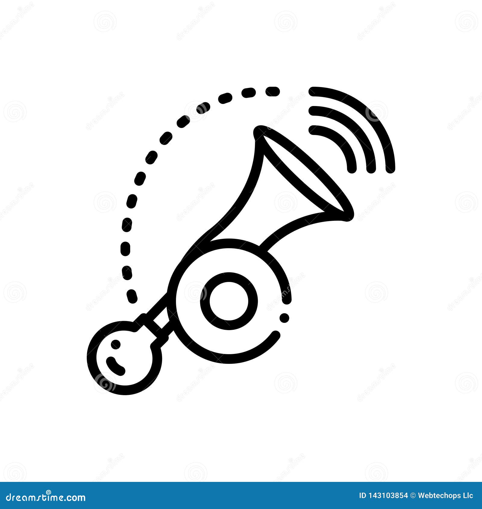 Hooter Icon Vector Isolated On White Background, Hooter Sign ...