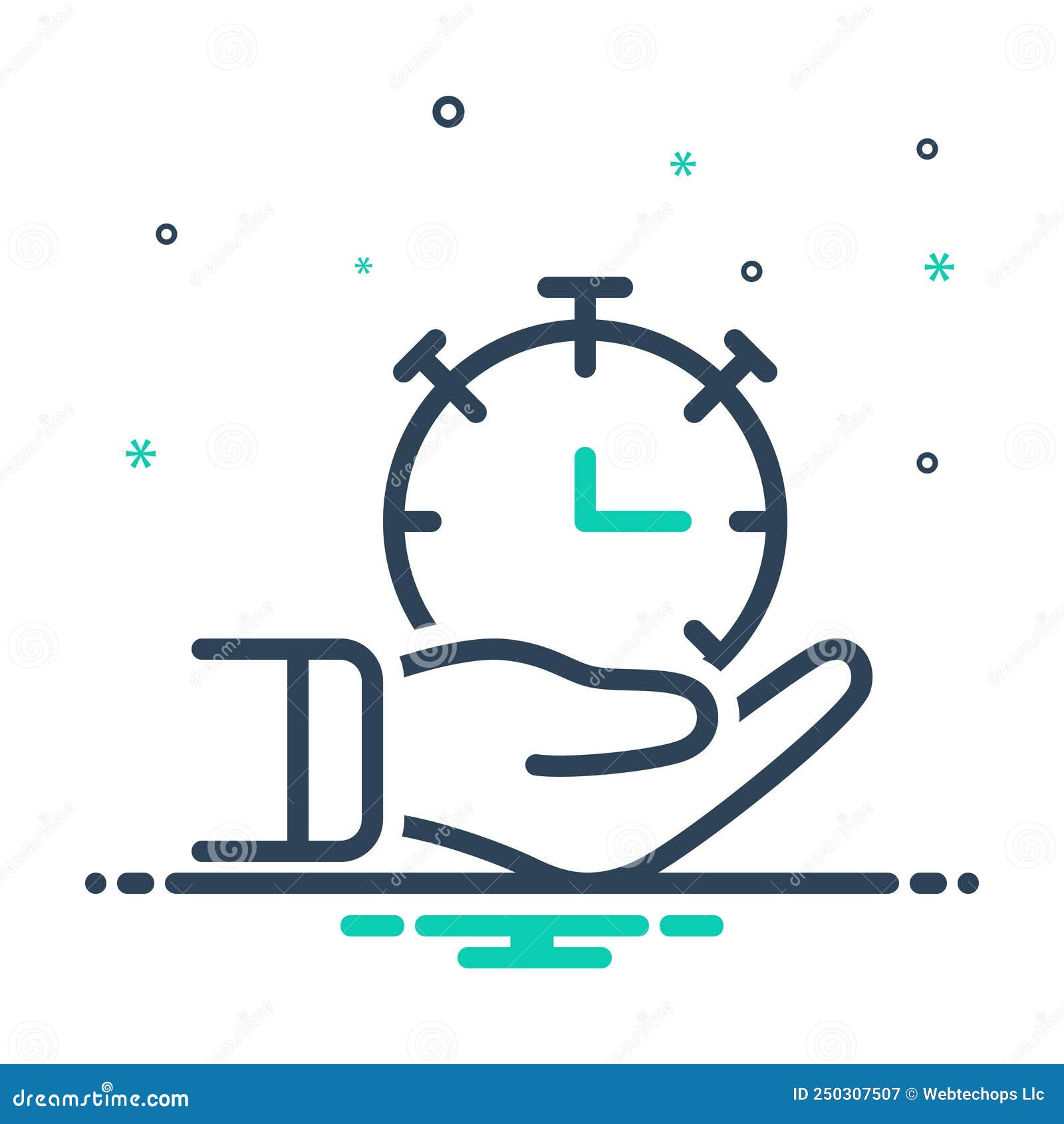 Mix Icon for is, Begin and Start Up Stock Vector - Illustration of ...