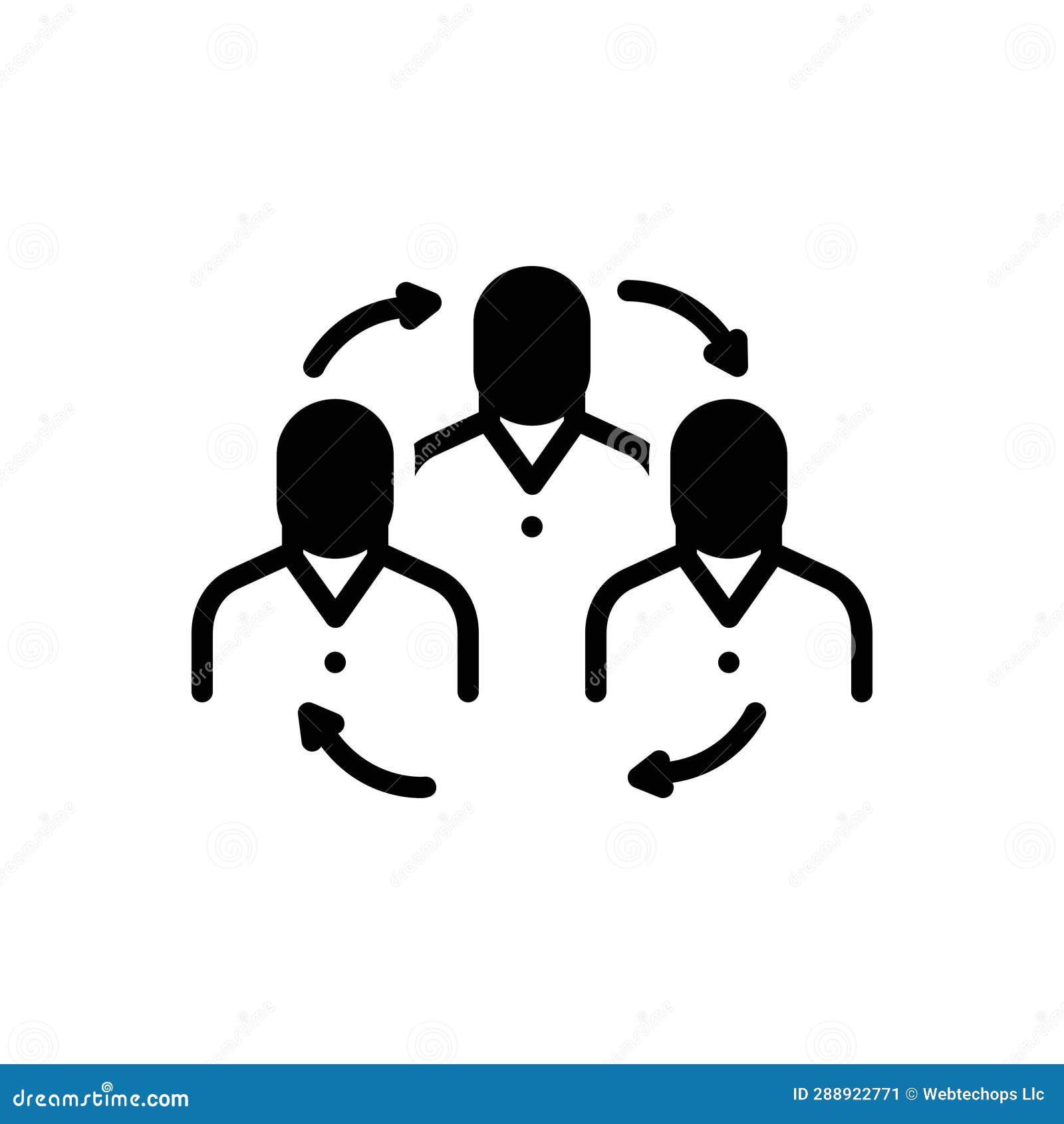 Black Solid Icon for Belong, Pertain and Relation Stock Vector ...