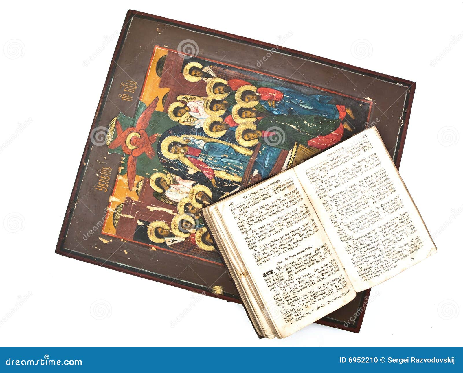 Icon and Bible stock photo. Image of christ, iconography - 6952210