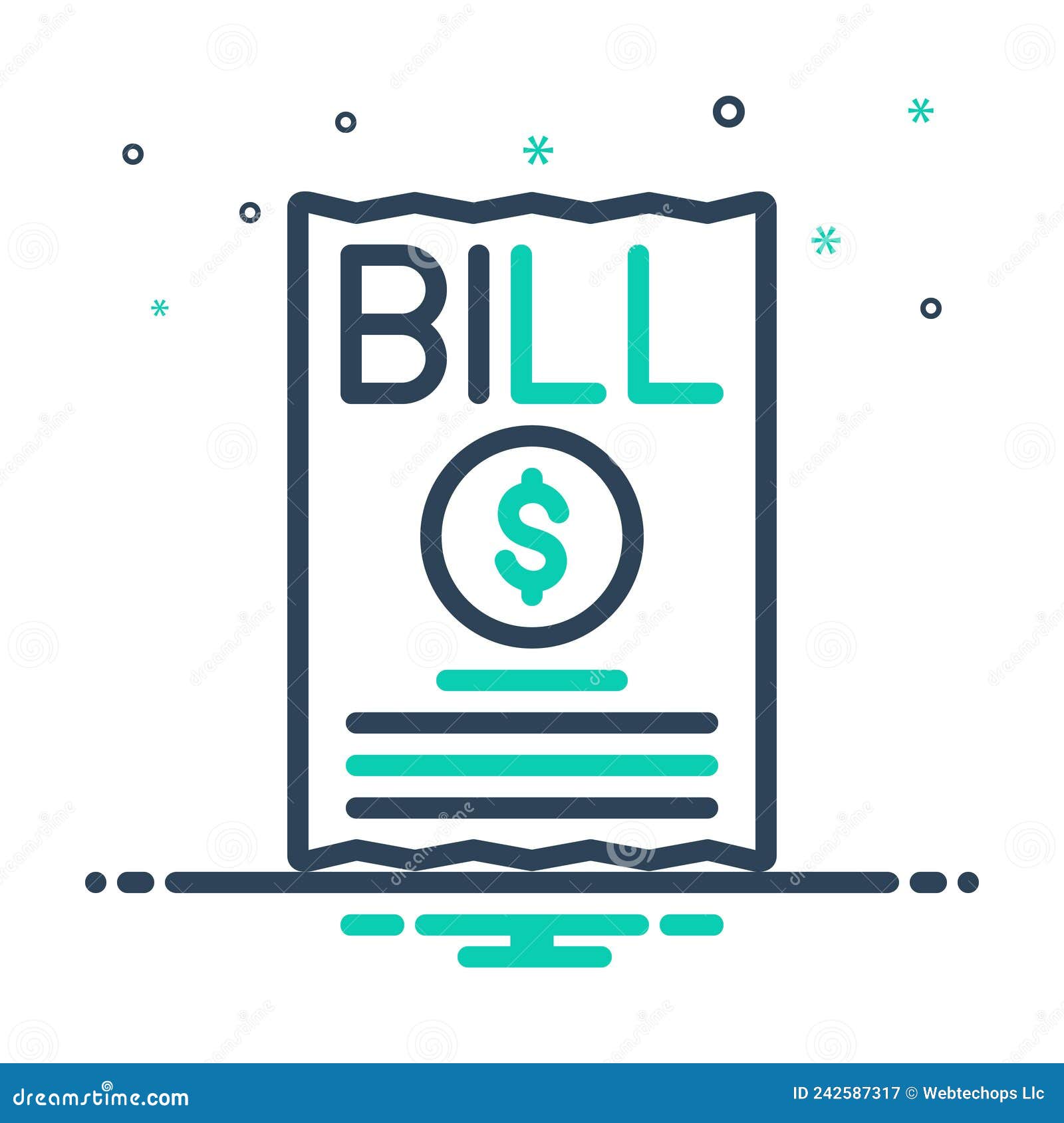 Budget Billing Calculation Or Money Payment Audit Check Vector Flat ...