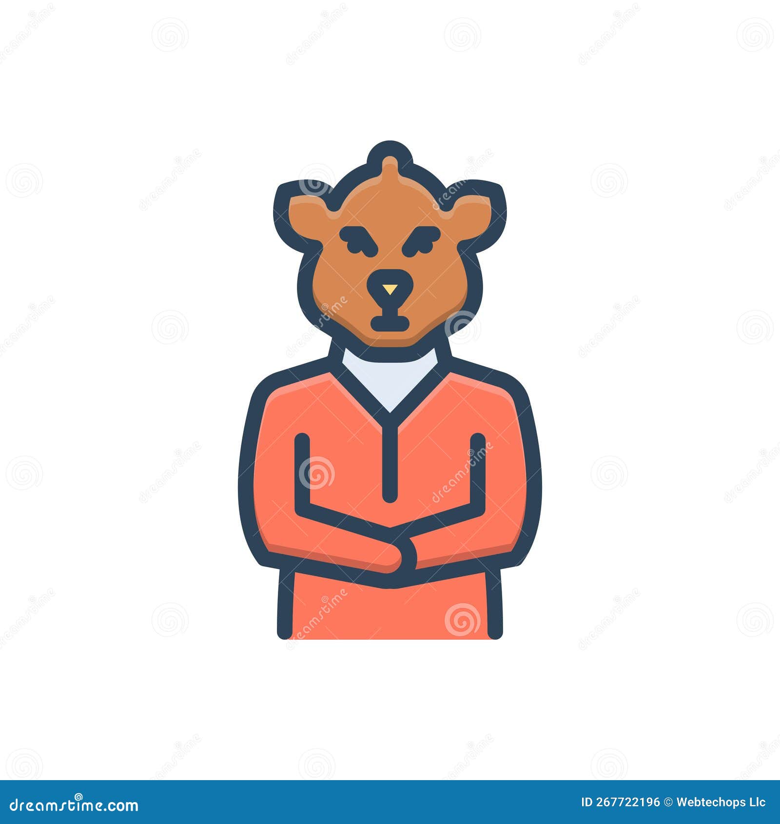 Color Illustration Icon for Bizarre, Weird and Pied Stock Vector ...