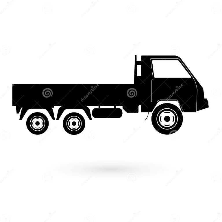 Icon black car. Raster stock illustration. Illustration of ...