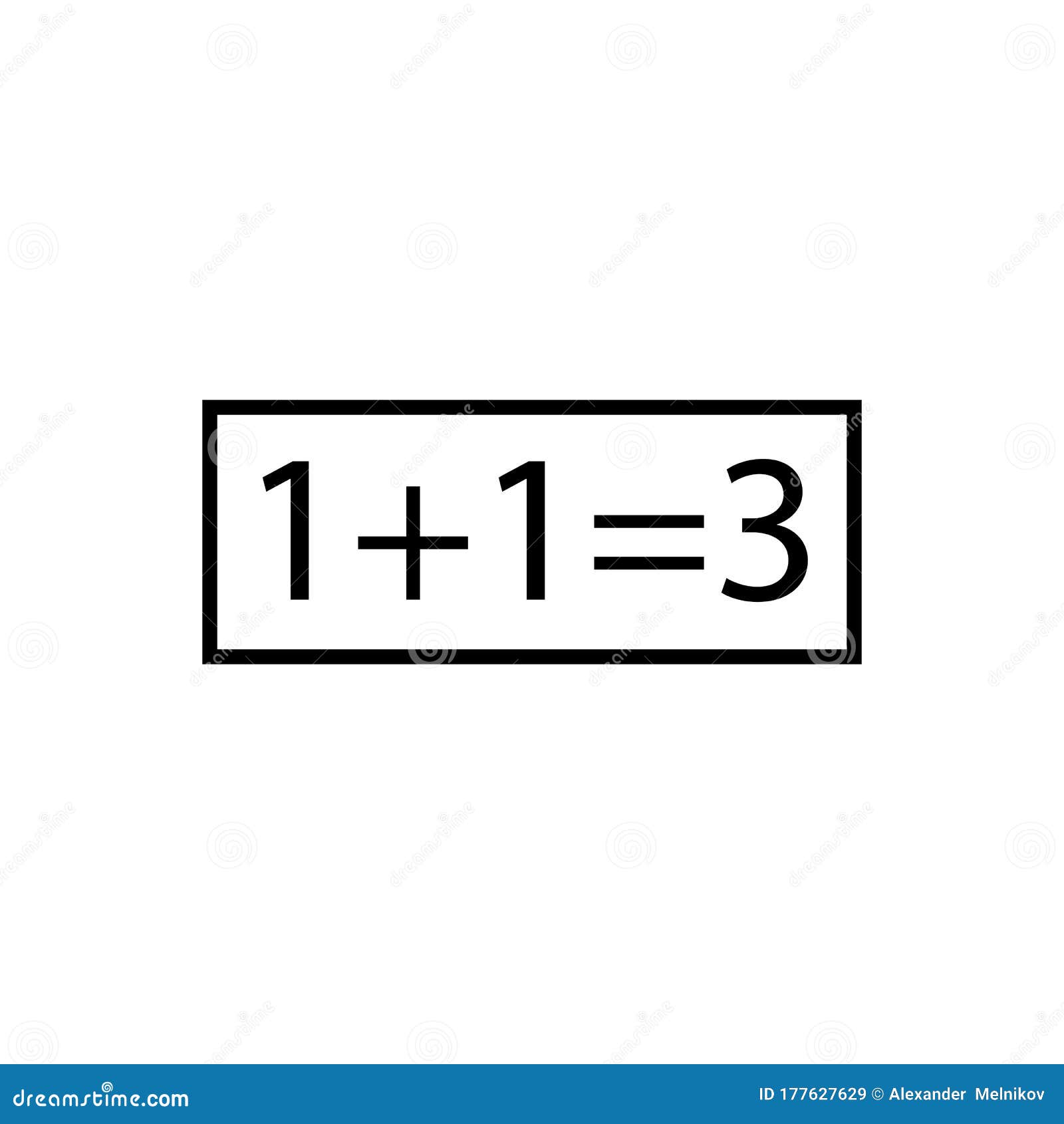 Icon of Black Mark Sign 1 1 3. Vector Illustration Eps 10 Stock ...