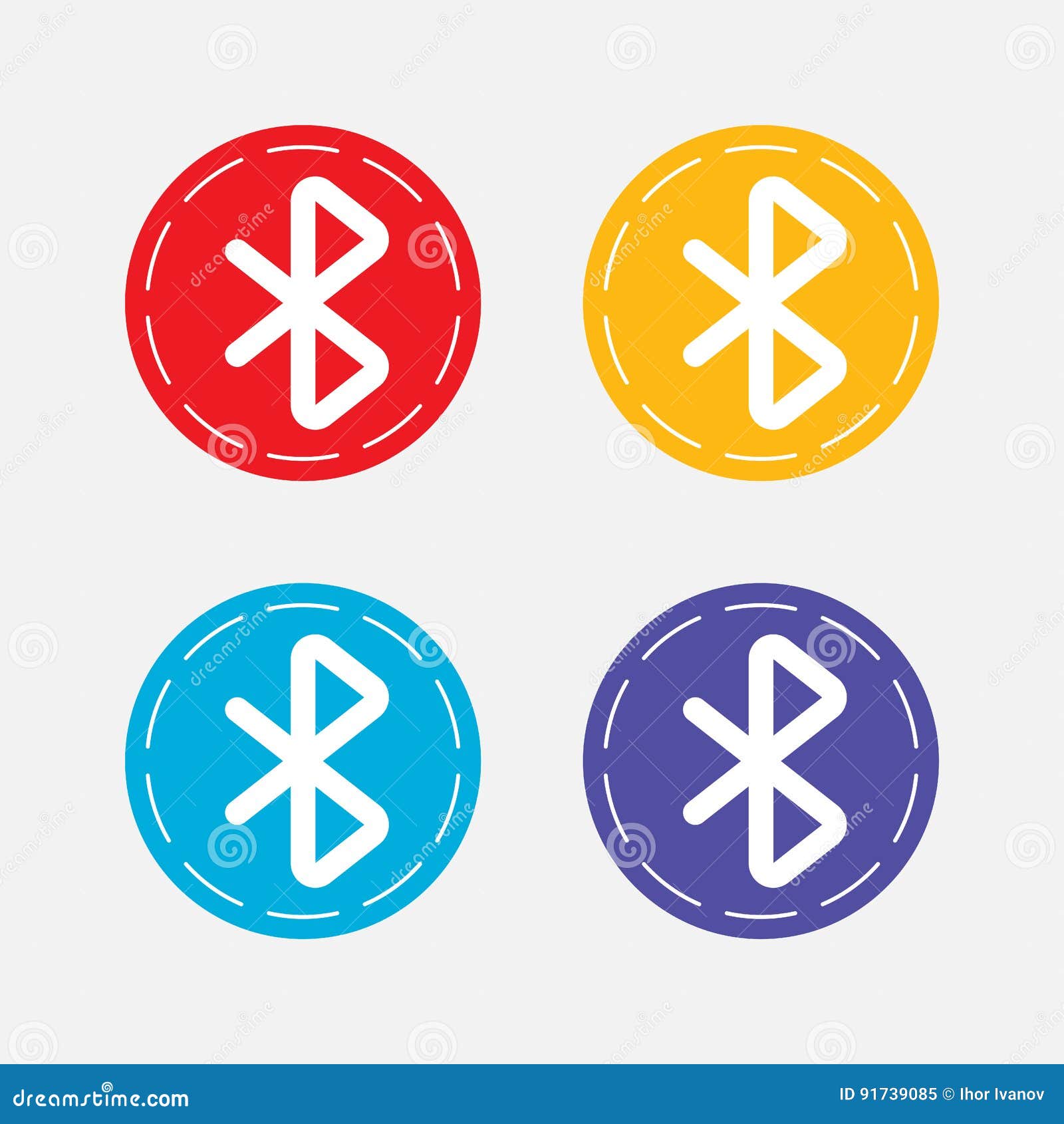 Icon Bluetooth, Wireless Network, Communication Editorial Image ...