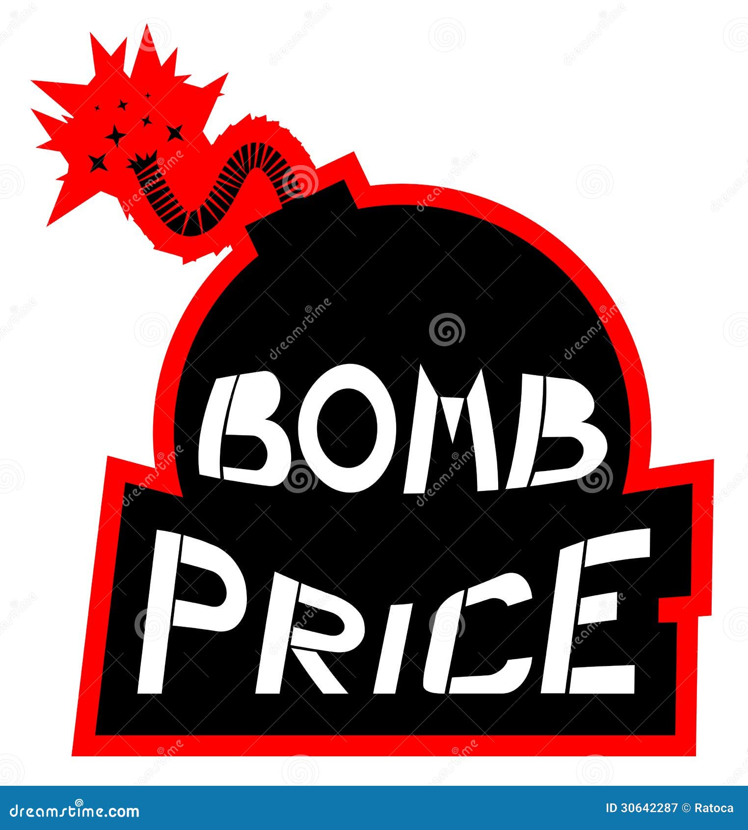 Icon bomb price stock vector. Illustration of money, marketing - 30642287