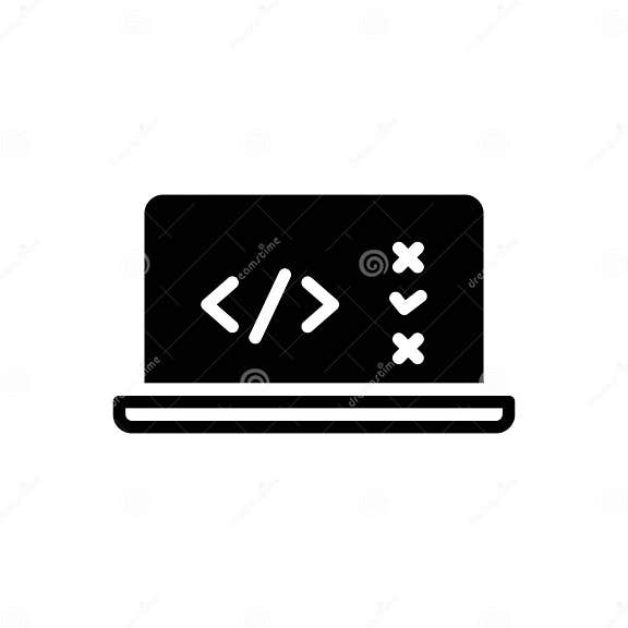 Black Solid Icon for Boolean, Algebra and Sign Stock Vector ...