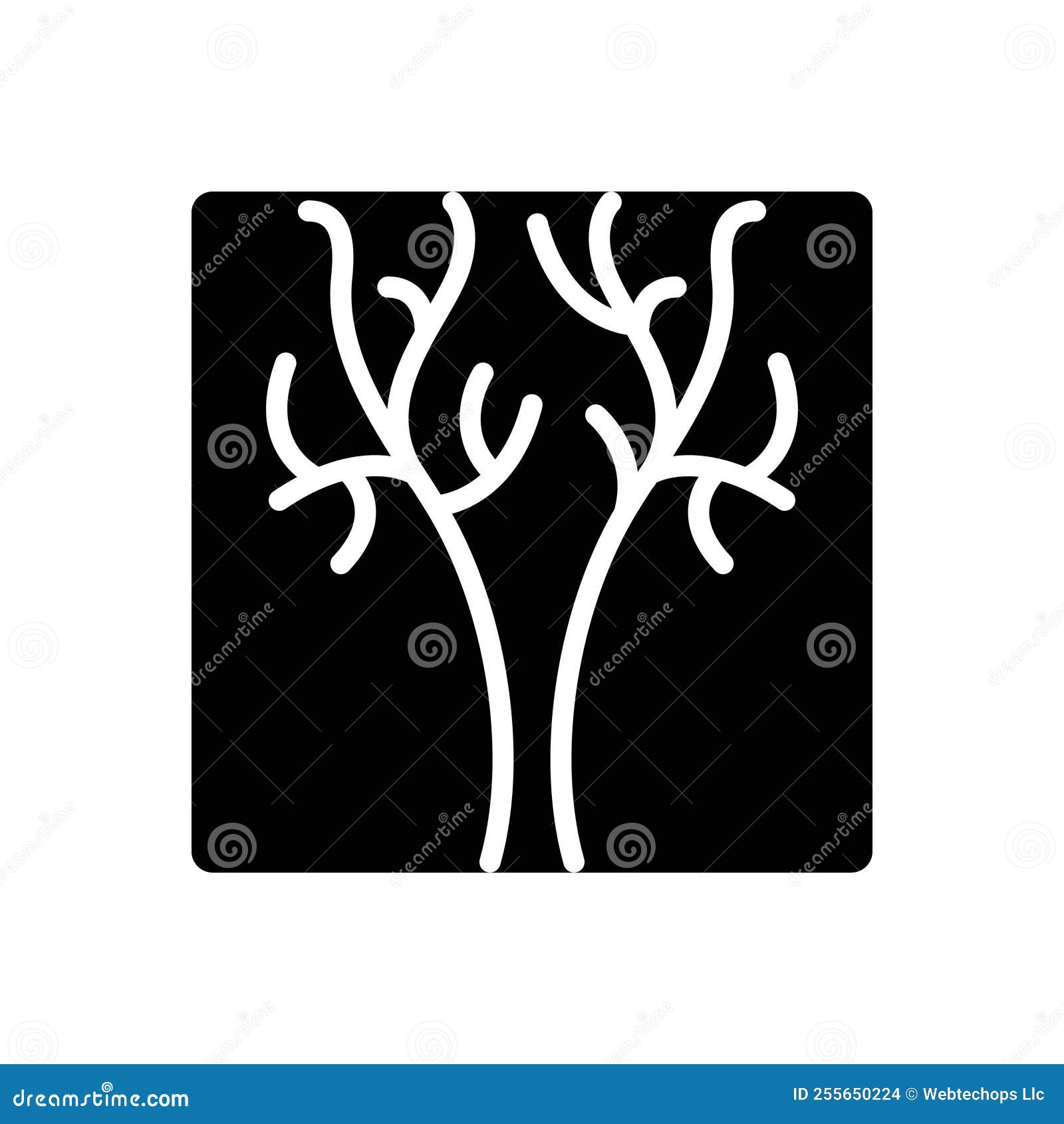 Black Solid Icon for Branches, Leaf and Plant Stock Vector - Illustration of sign, vector: 255650224