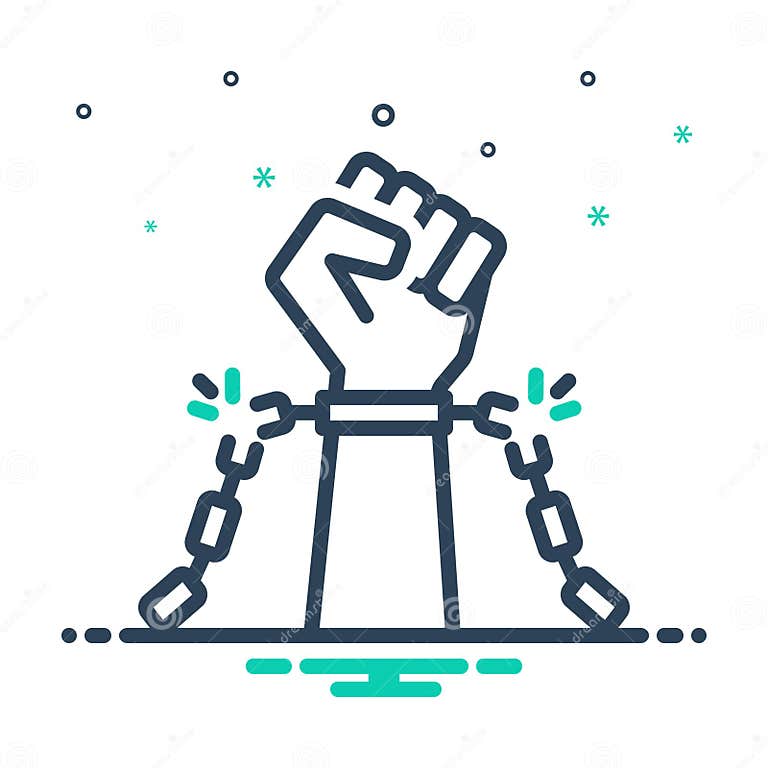 Mix Icon for Breaking, Breakage and Demolition Stock Illustration ...