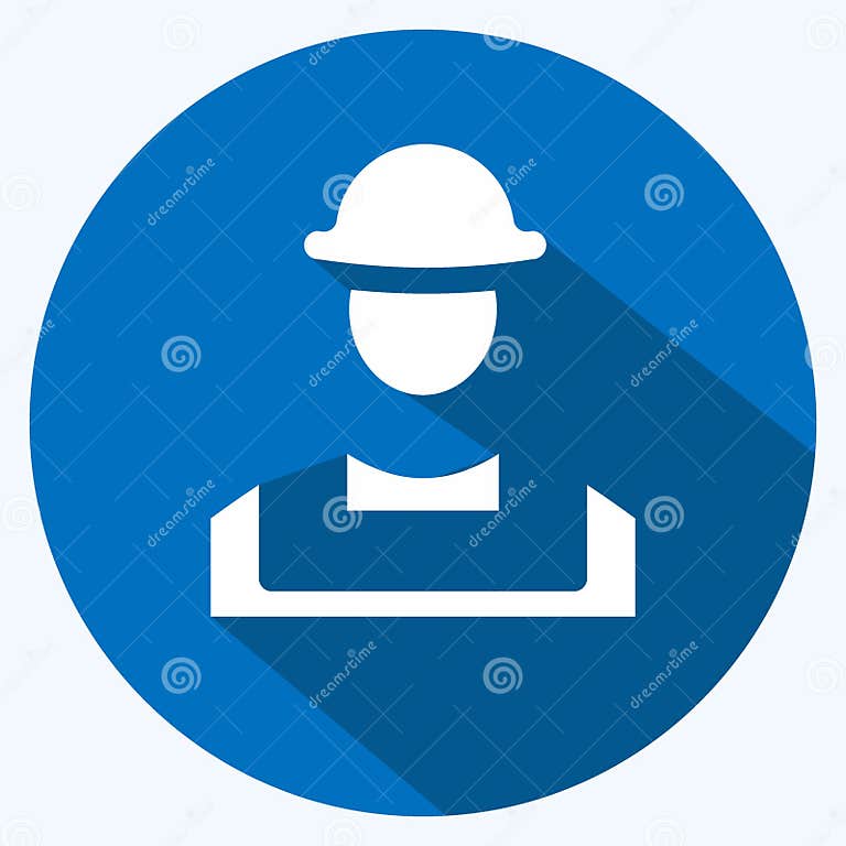 Icon Builder. Suitable for Building Symbol. Long Shadow Style. Simple ...