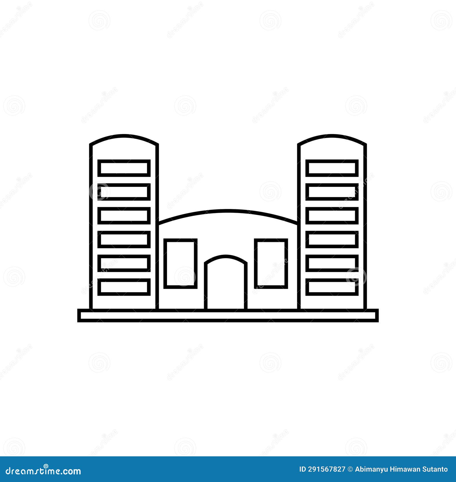 Icon building vector stock illustration. Illustration of resident ...