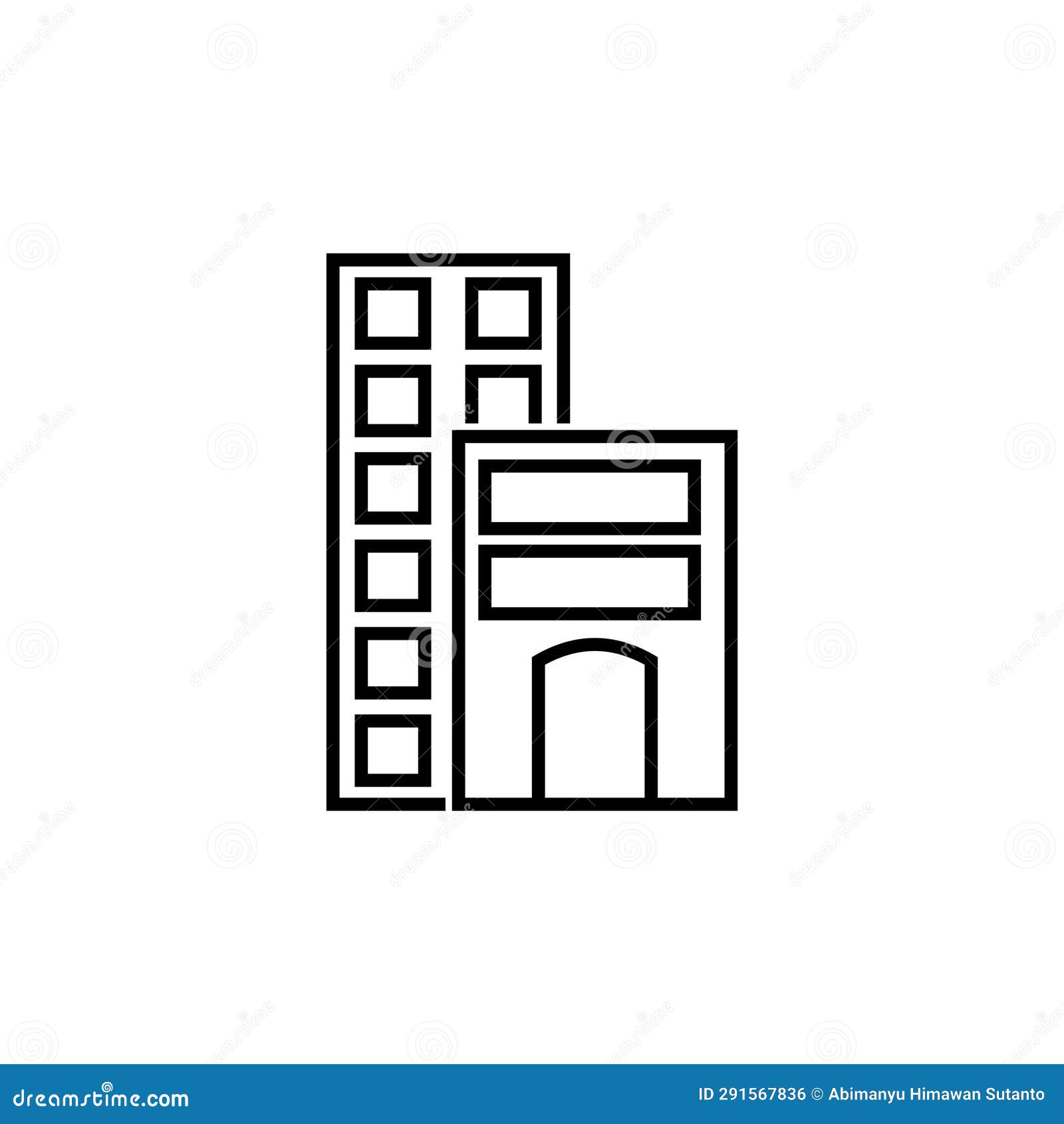 Icon building vector stock illustration. Illustration of skyscraper ...