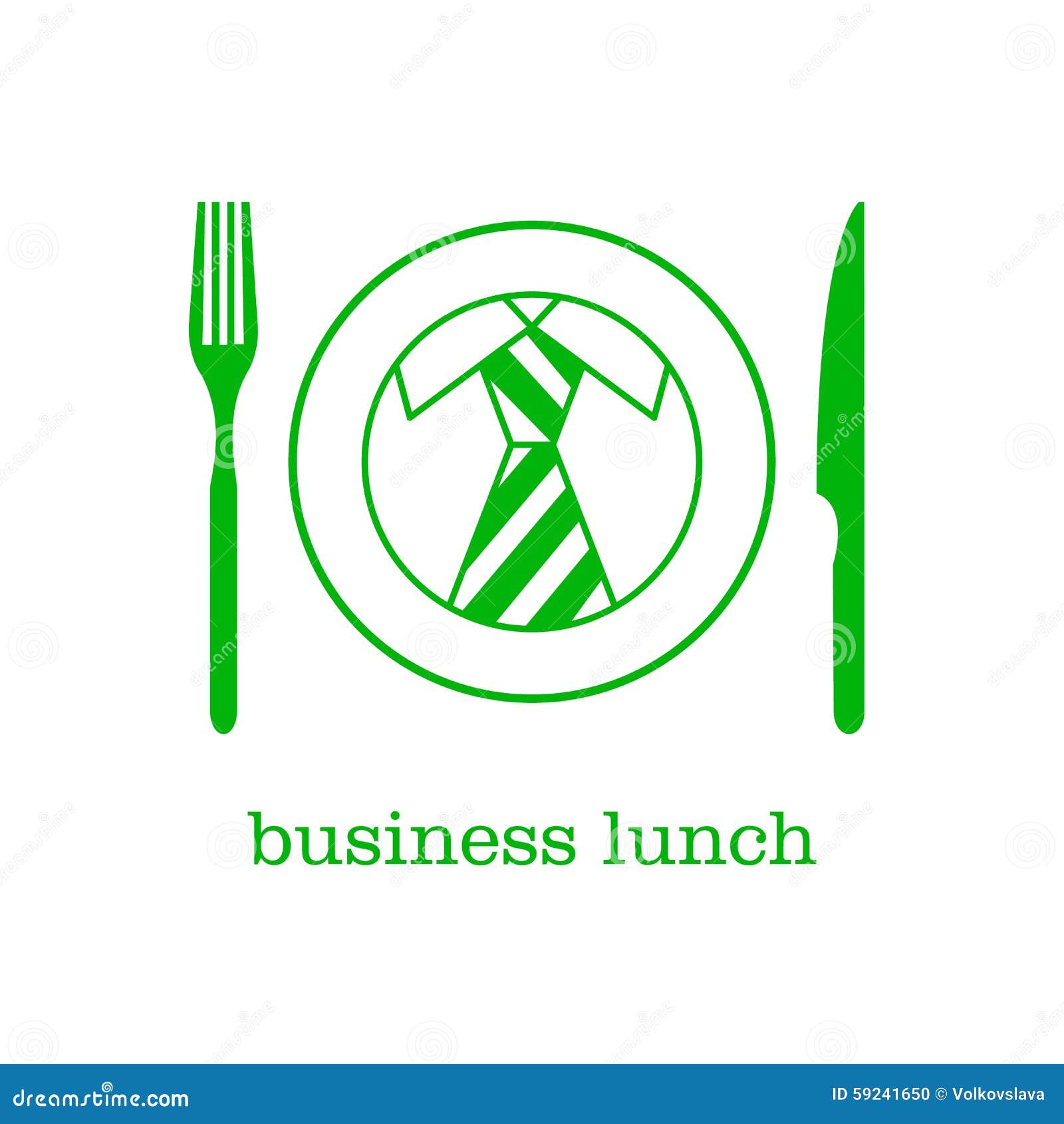 Icon business lunch stock vector. Illustration of element - 59241650