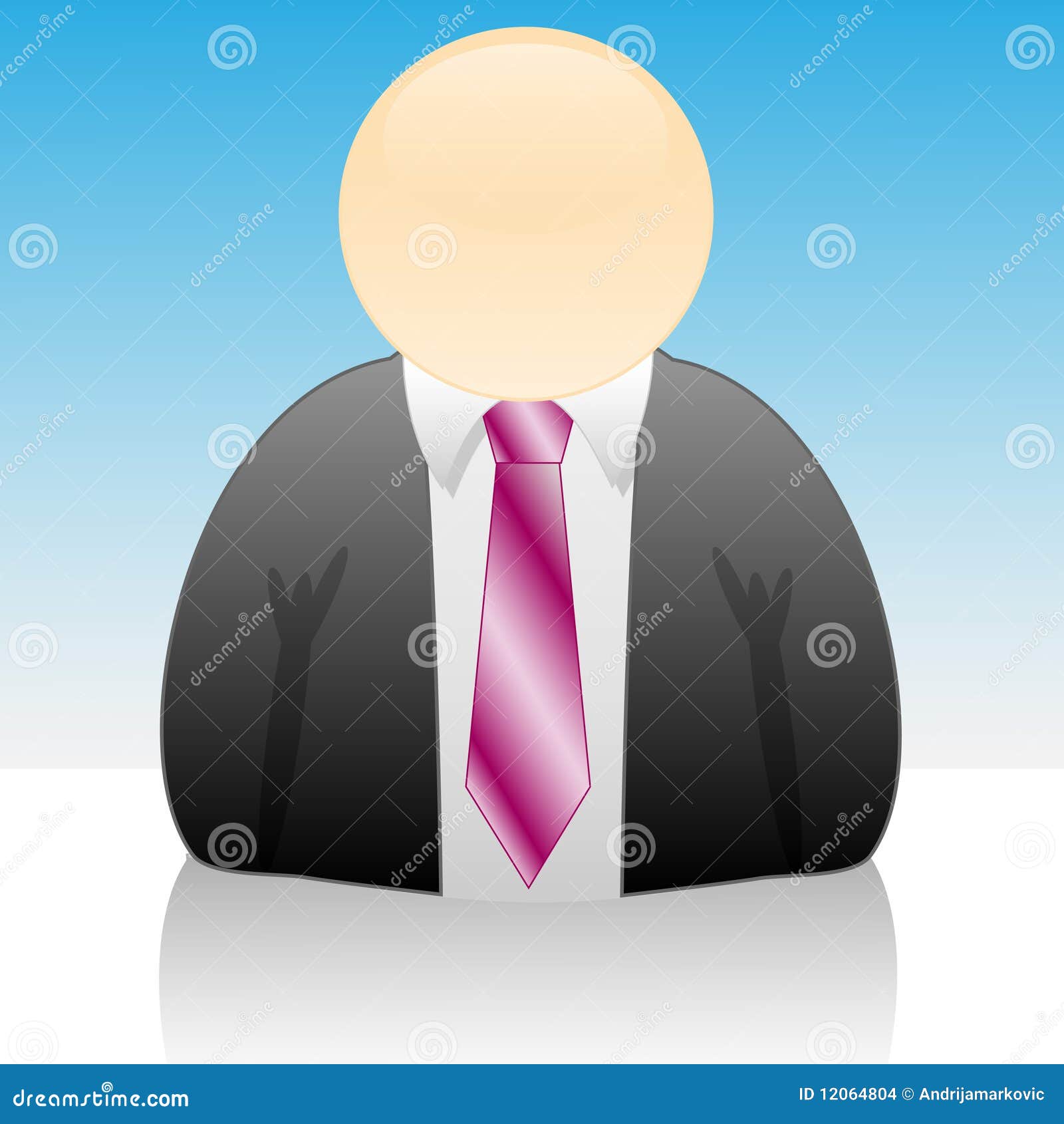 Icon-Businessman stock vector. Illustration of authority - 12064804