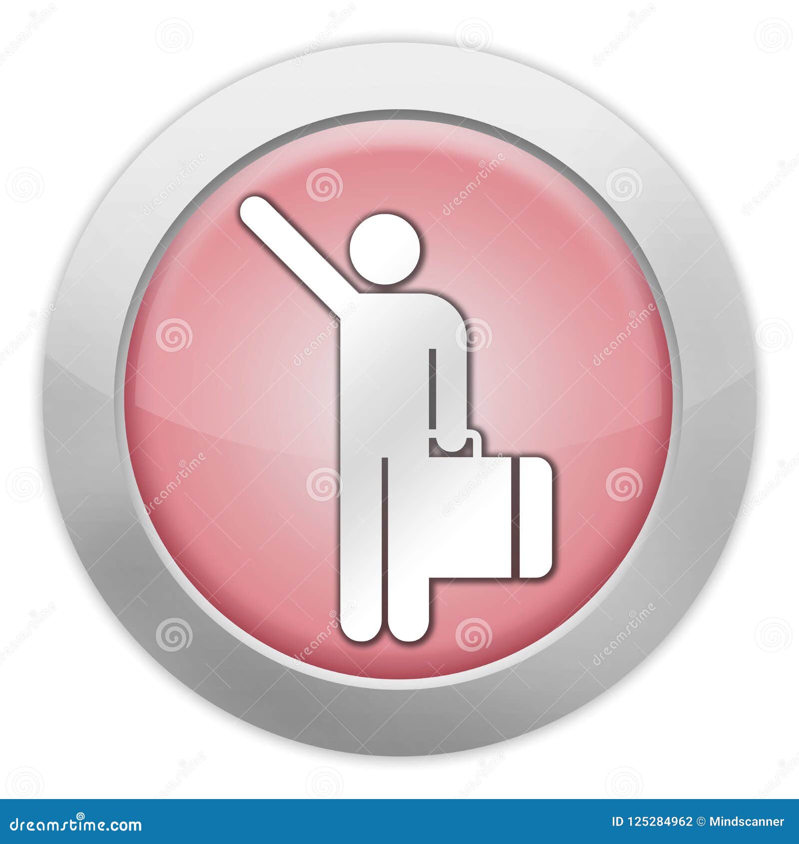 Icon, Button, Pictogram Arriving Flights Stock Illustration ...