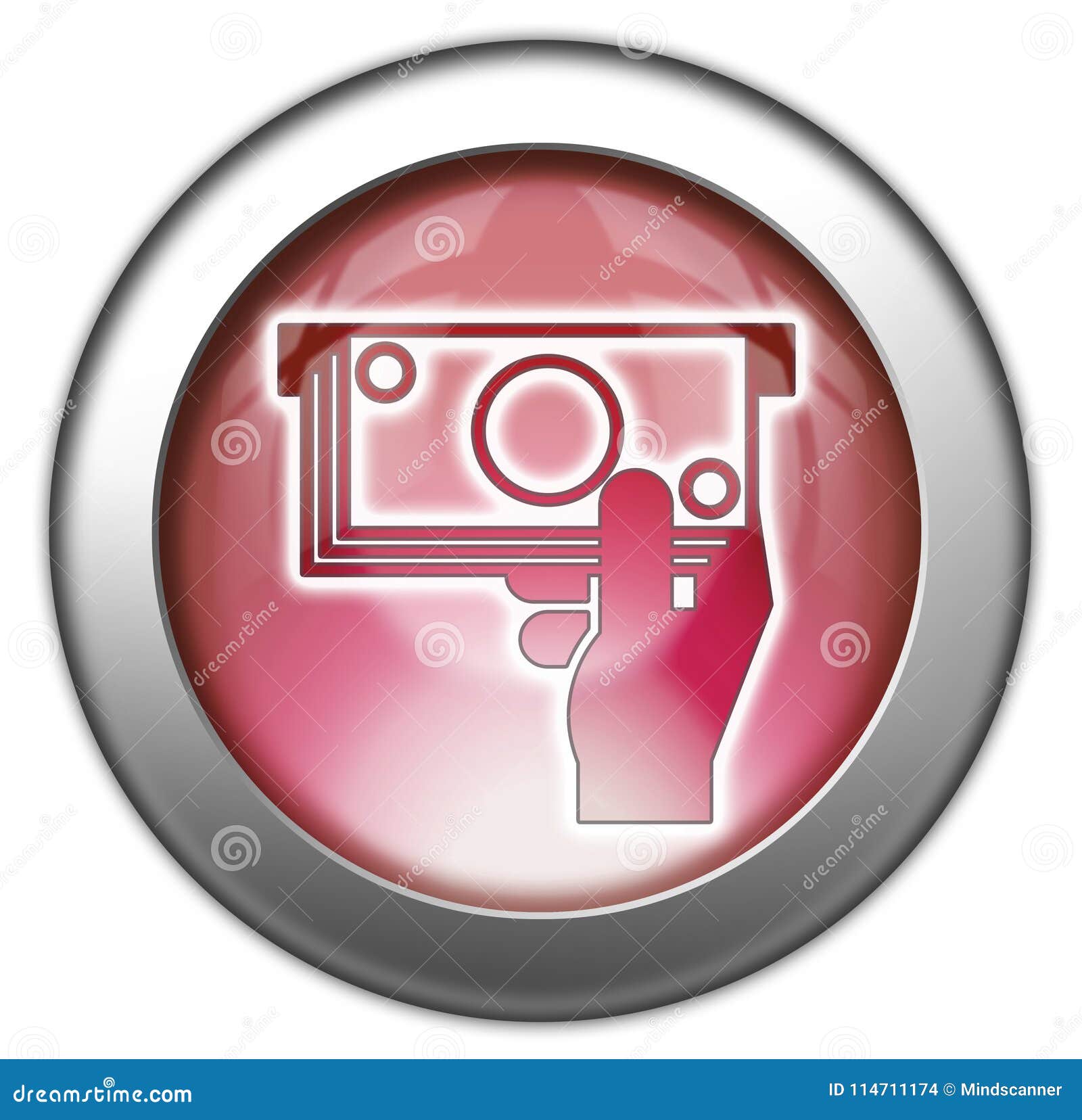 Icon, Button, Pictogram ATM Stock Illustration - Illustration of ...