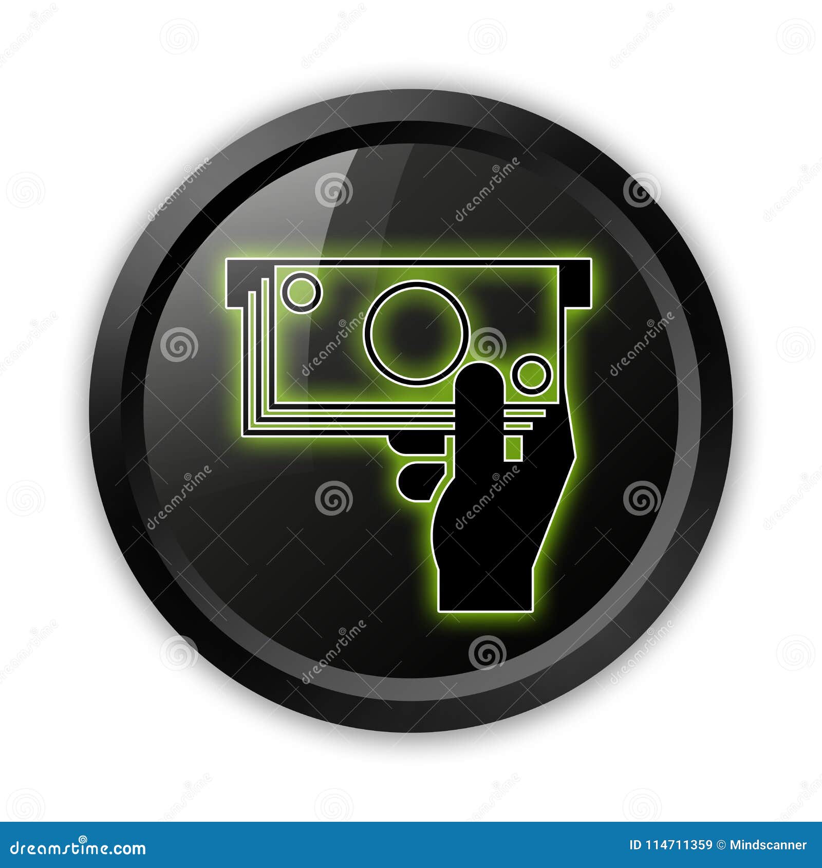 Icon, Button, Pictogram ATM Stock Illustration - Illustration of ...
