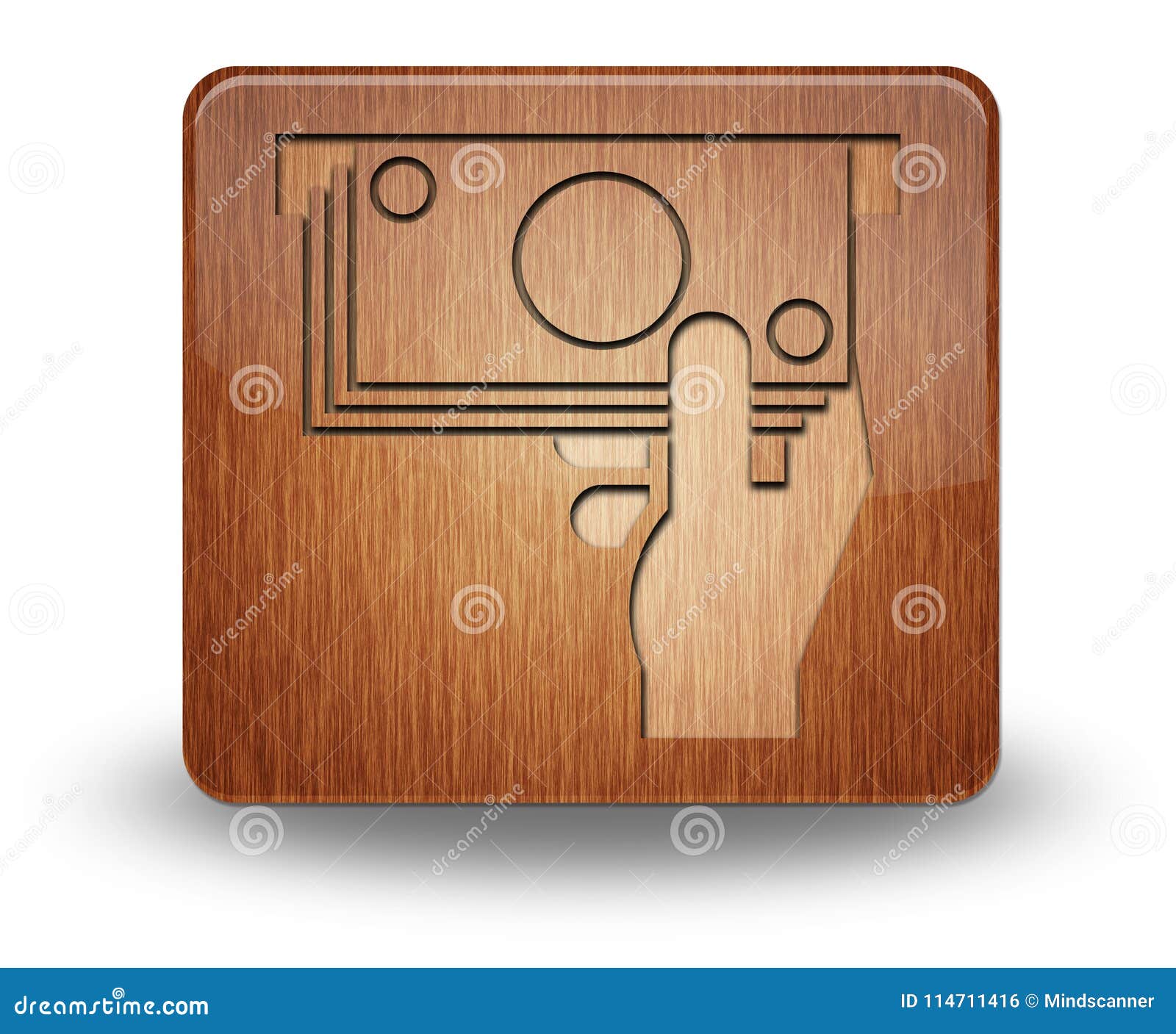Icon, Button, Pictogram ATM Stock Illustration - Illustration of ...