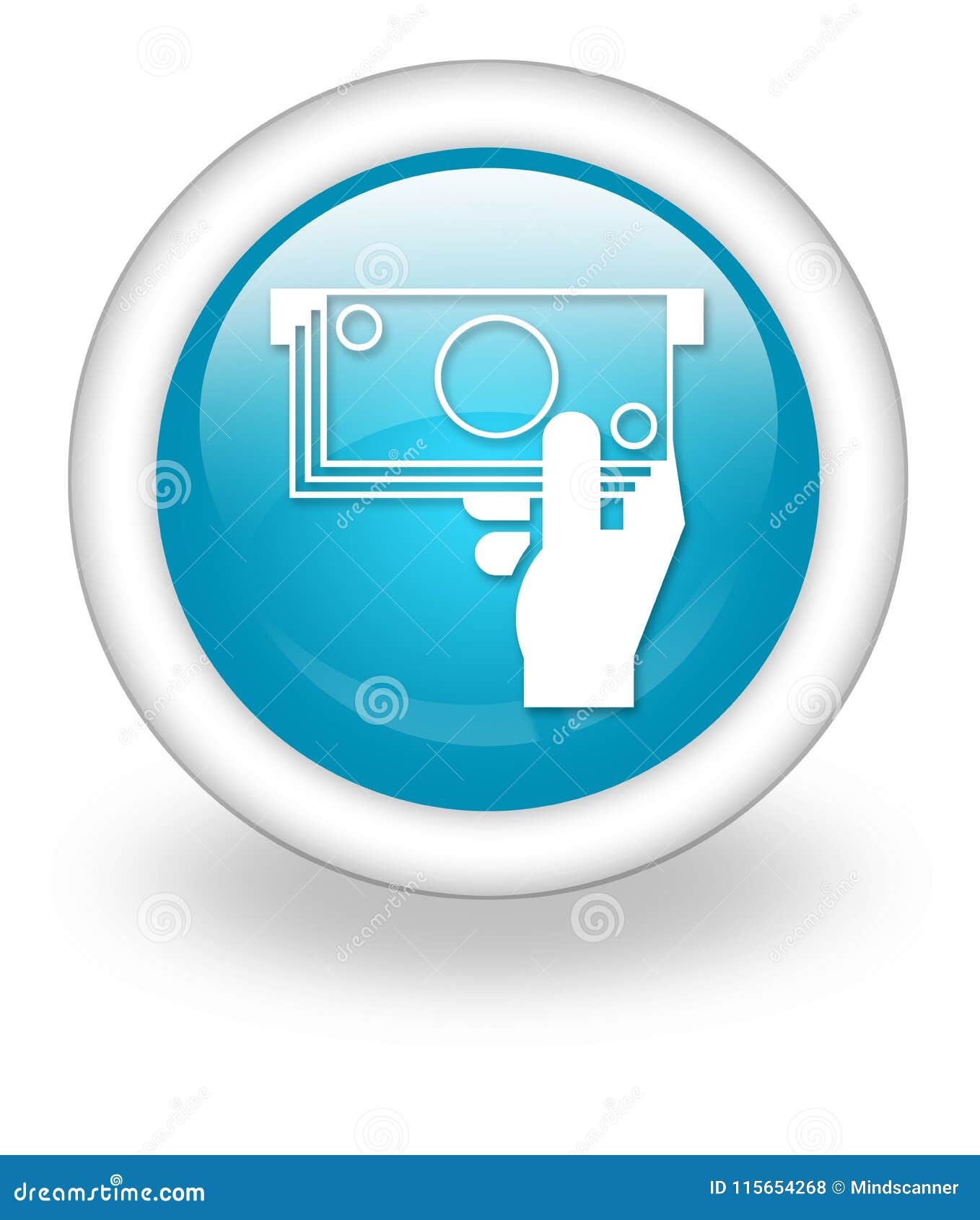 Icon, Button, Pictogram ATM Stock Illustration - Illustration of money ...
