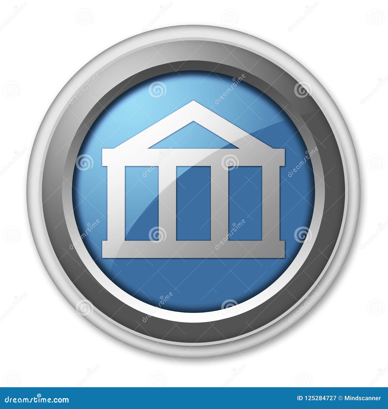 Icon, Button, Pictogram Bank Stock Illustration - Illustration of ...