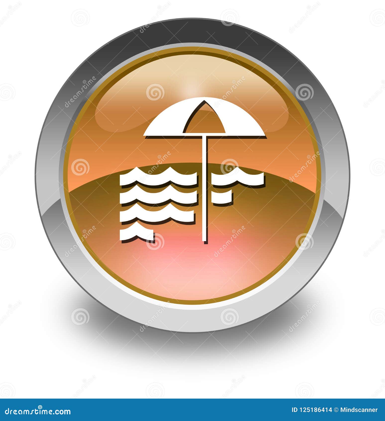 Icon, Button, Pictogram Beach Stock Illustration - Illustration of ...
