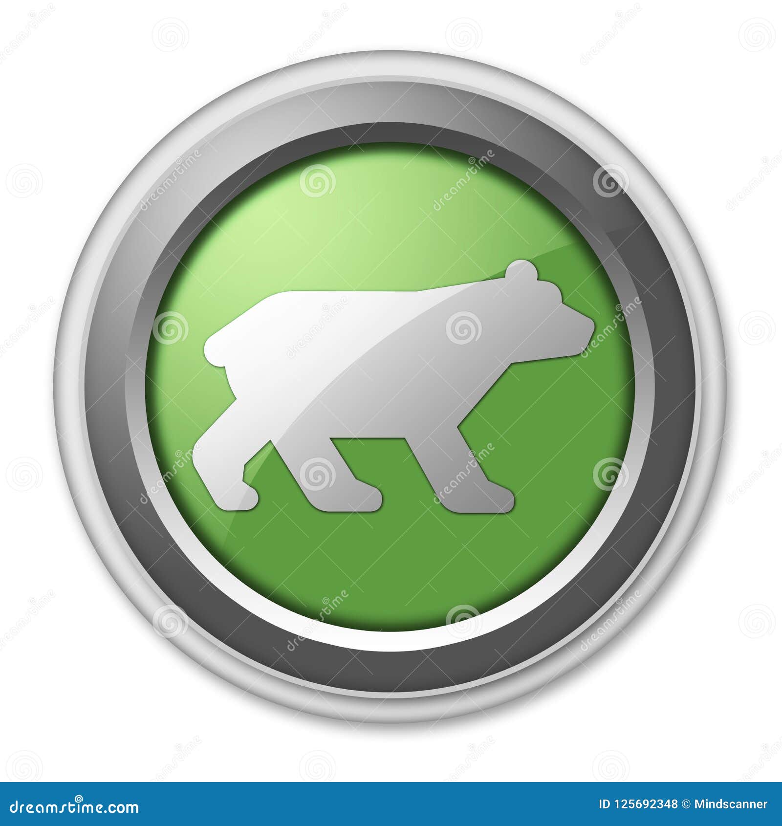 Icon, Button, Pictogram Bear Stock Illustration - Illustration of ...
