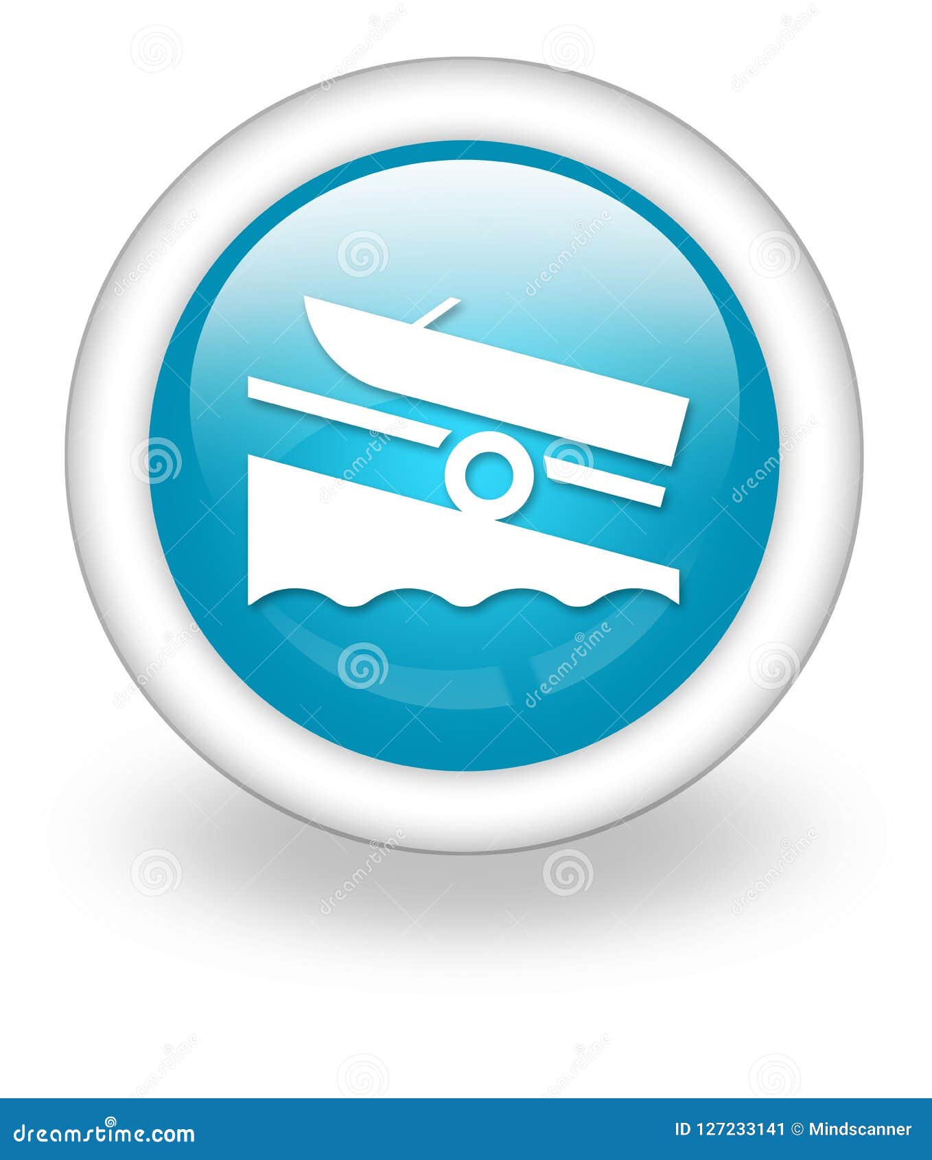 Boat Ramp Symbol Sign, Vector Illustration, Isolate On White Background ...