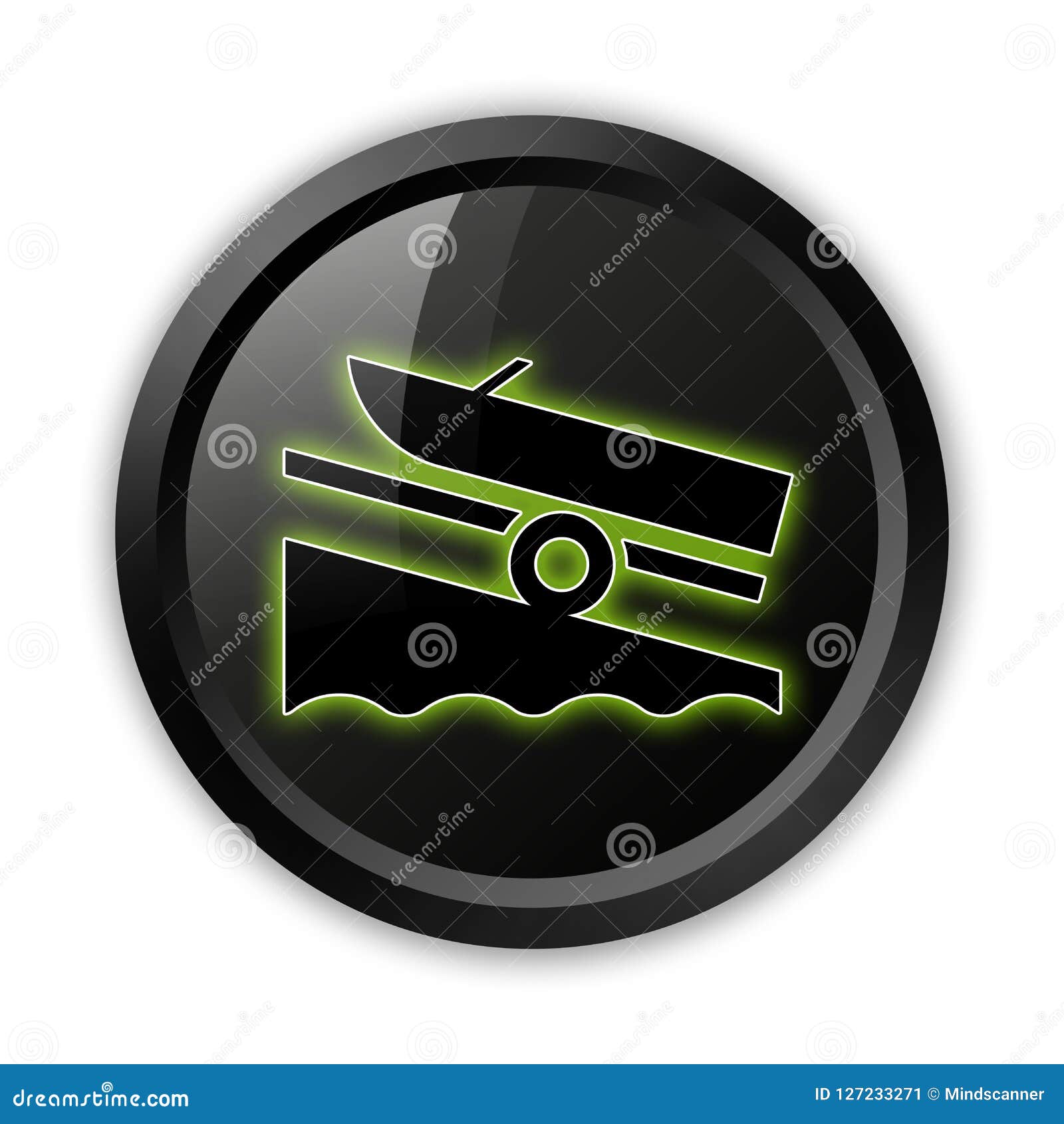 Icon, Button, Pictogram Boat Ramp Stock Illustration - Illustration of ...