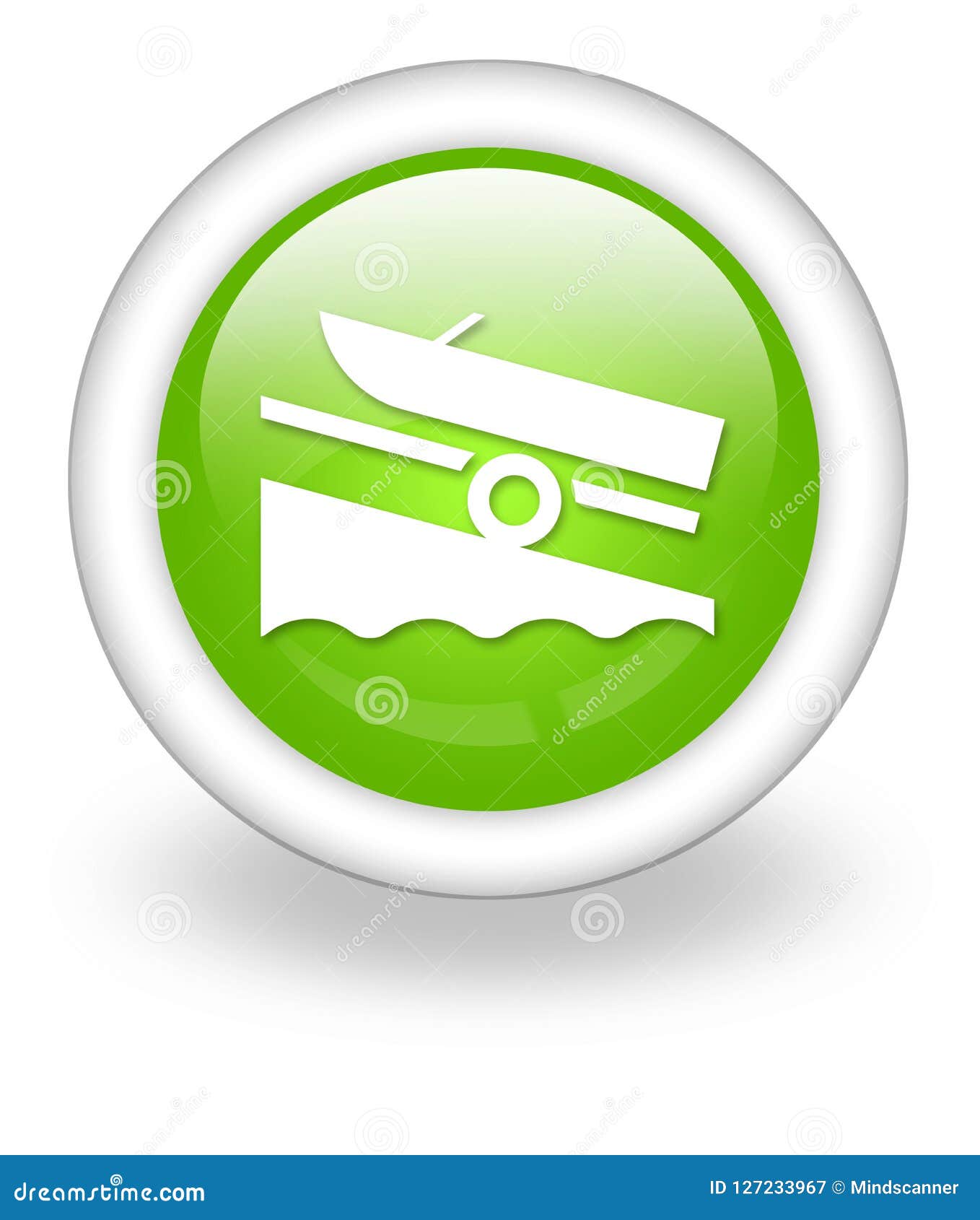 Icon, Button, Pictogram Boat Ramp Stock Illustration - Illustration of ...
