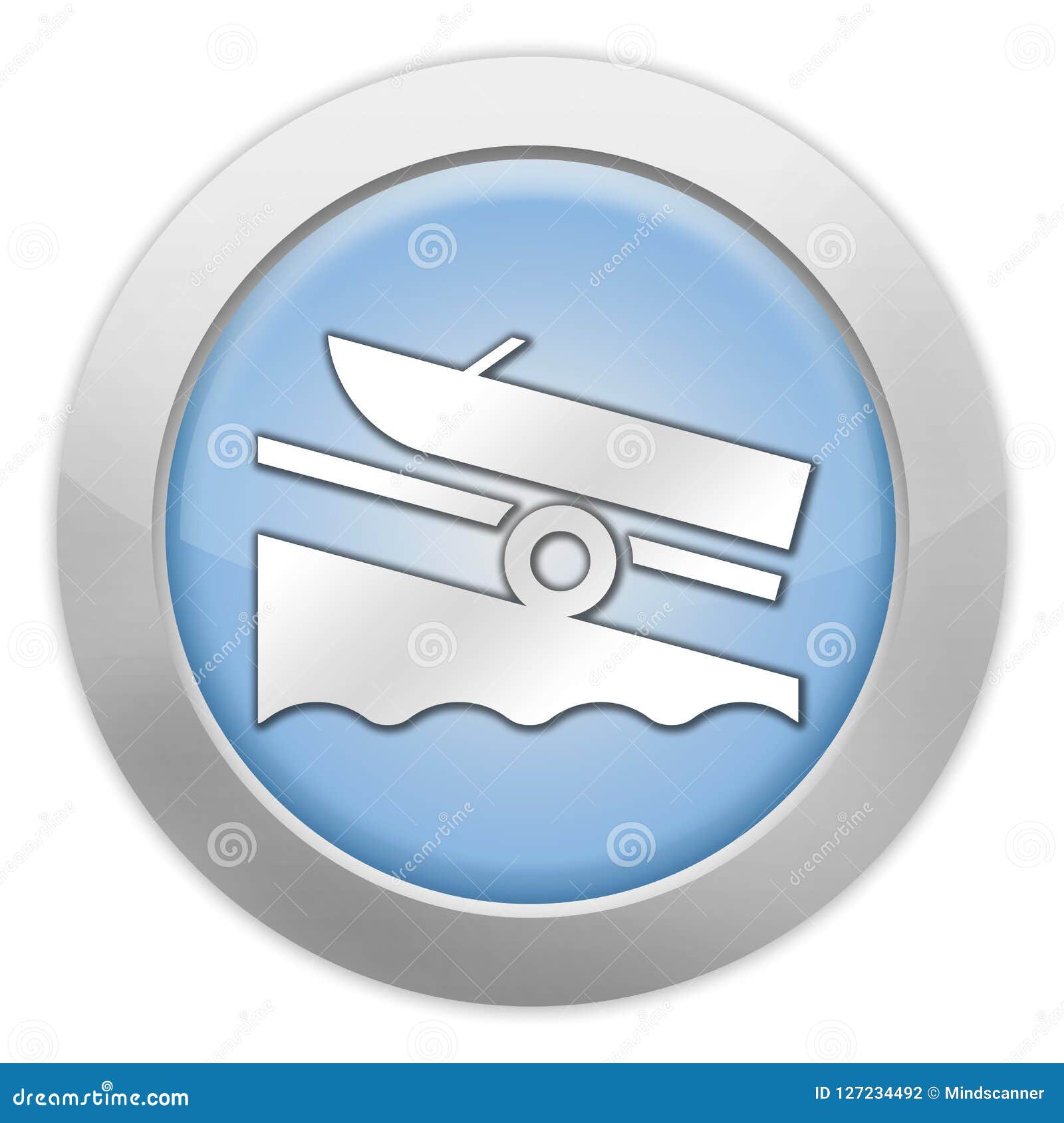 Icon, Button, Pictogram Boat Ramp Stock Illustration - Illustration of ...
