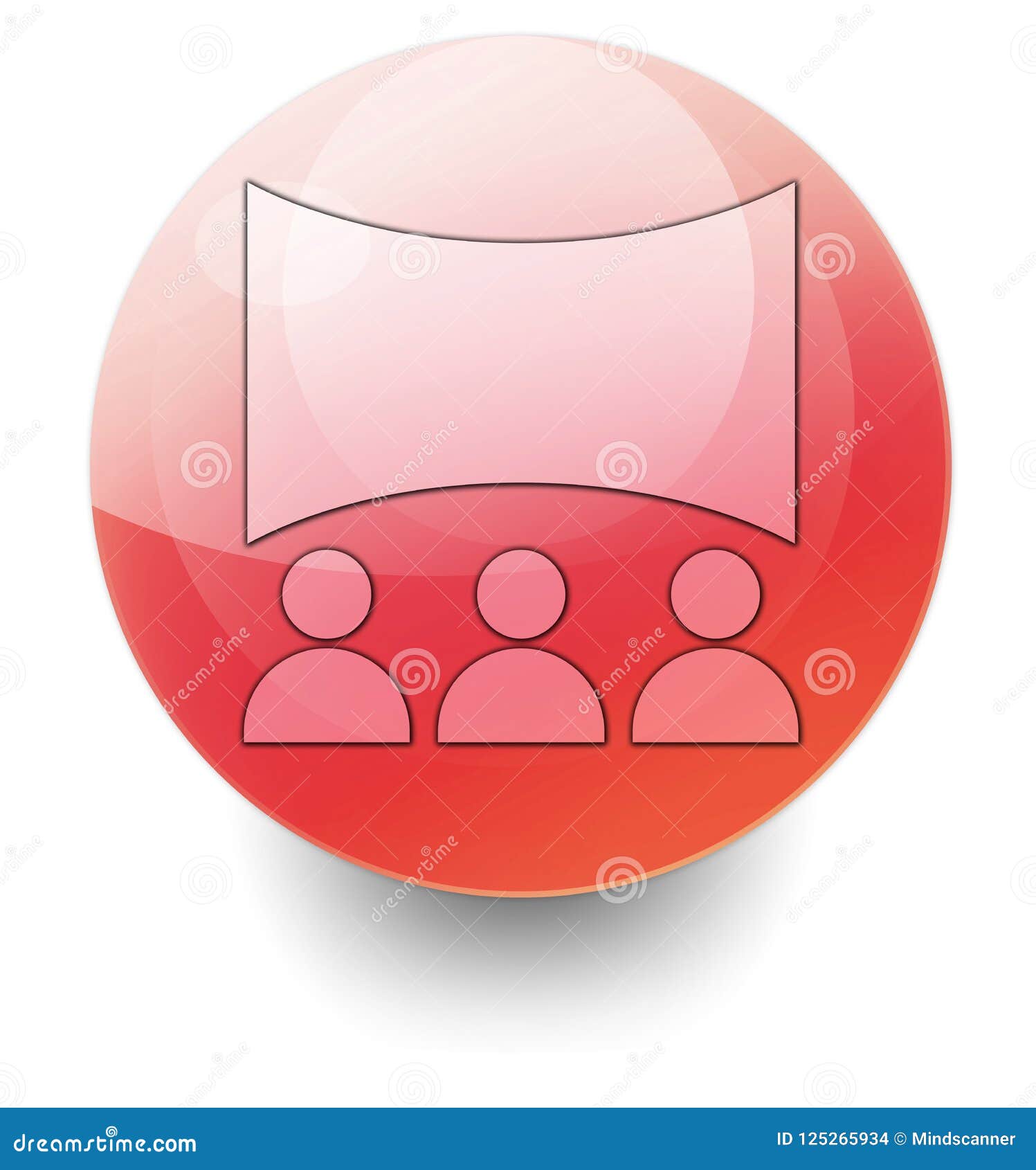 Icon, Button, Pictogram Cinema Stock Illustration - Illustration of ...
