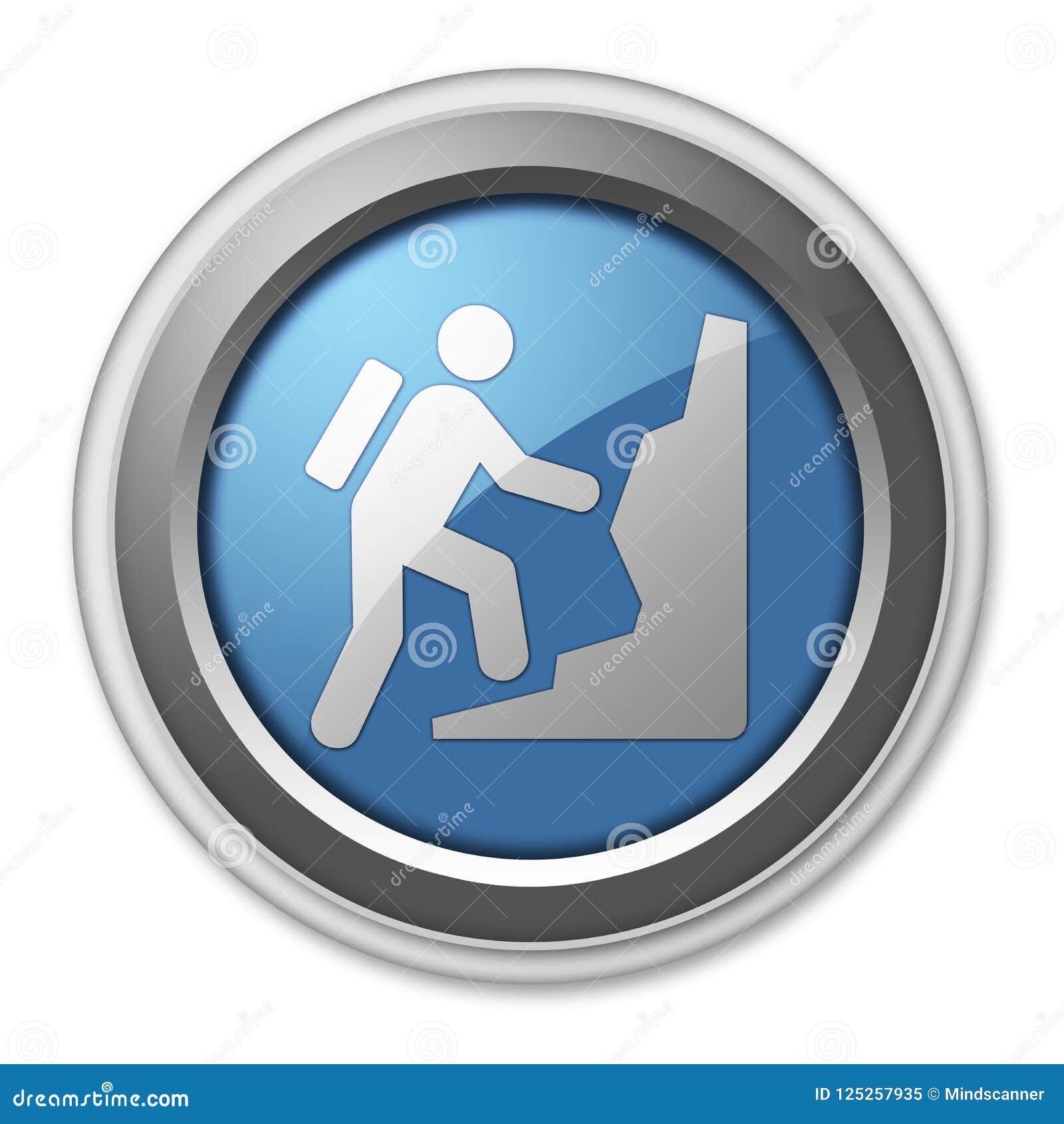 Icon, Button, Pictogram Climbing Stock Illustration - Illustration of ...