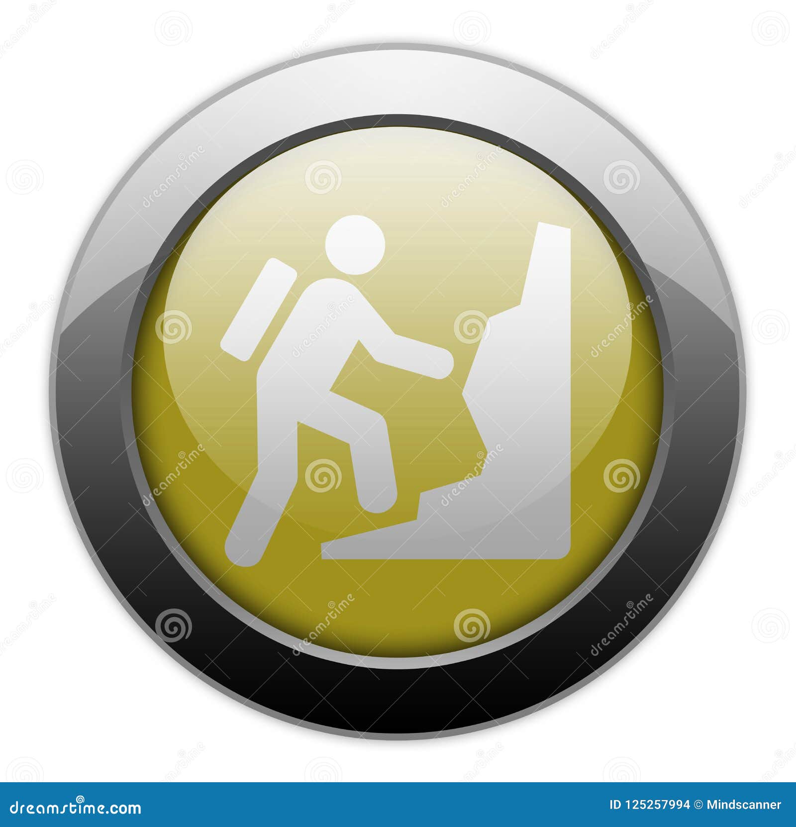 Icon, Button, Pictogram Climbing Stock Illustration - Illustration of ...