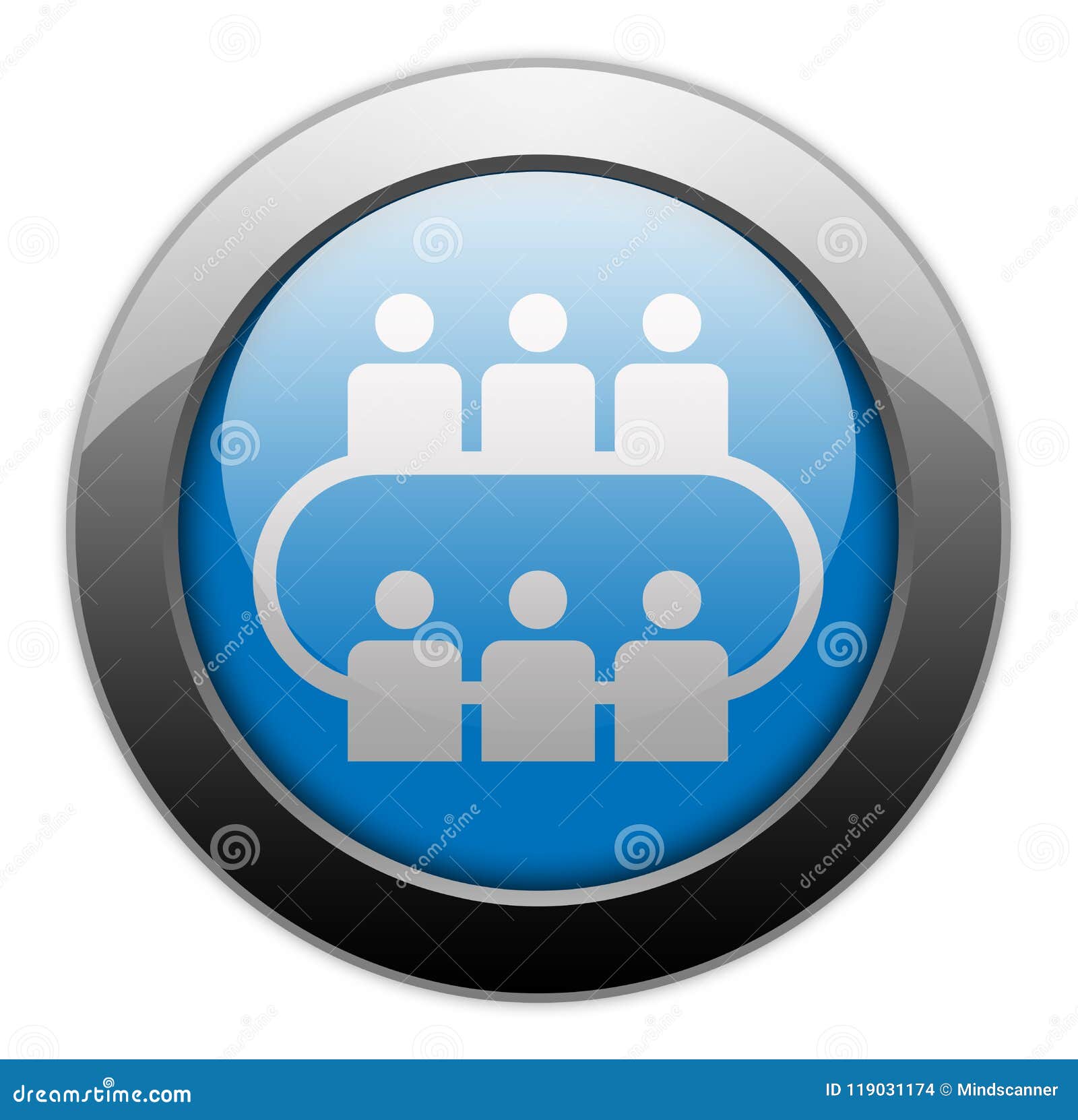 Icon, Button, Pictogram Conference Stock Illustration - Illustration of ...
