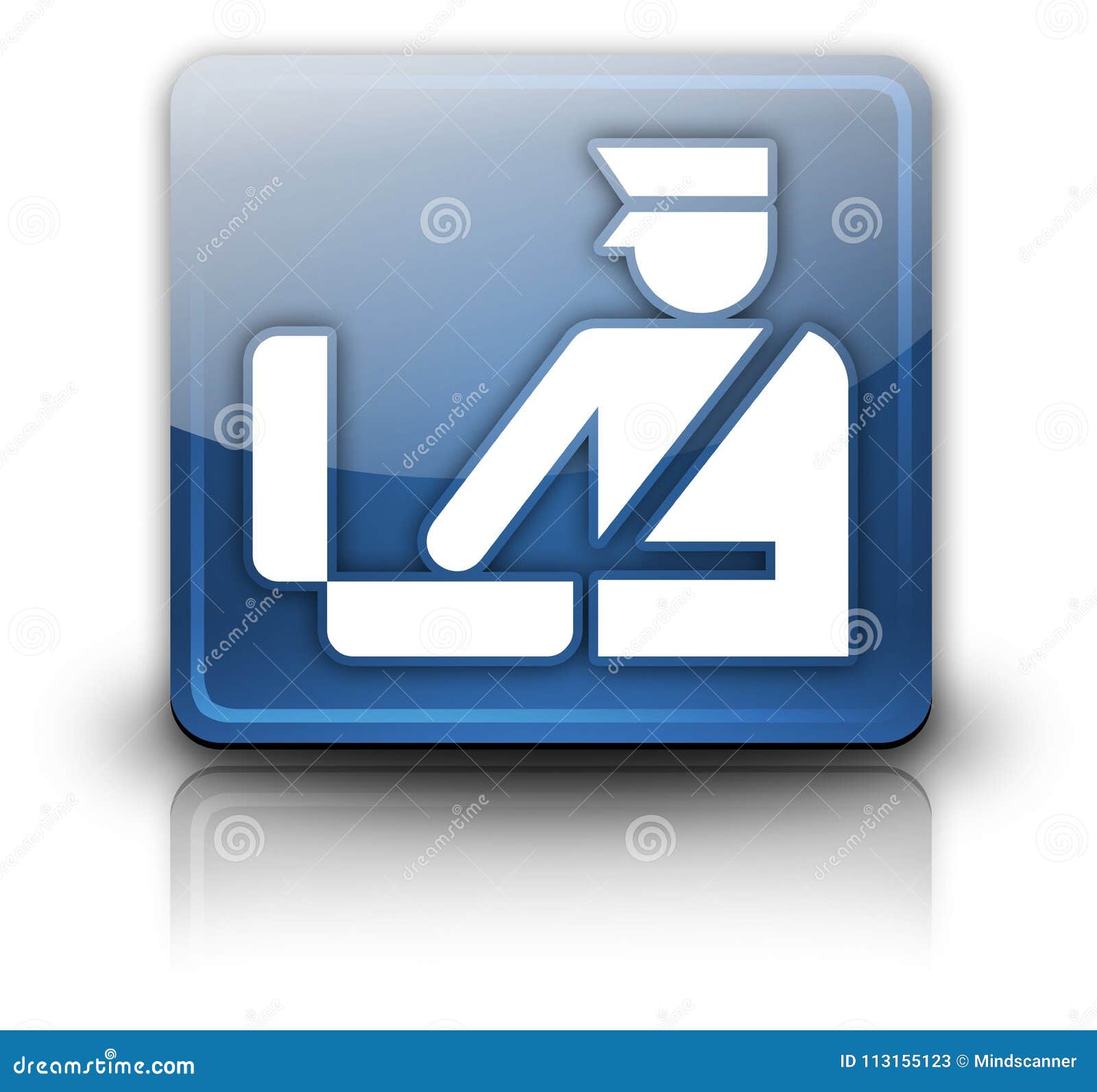 Icon, Button, Pictogram Customs Stock Illustration - Illustration of ...