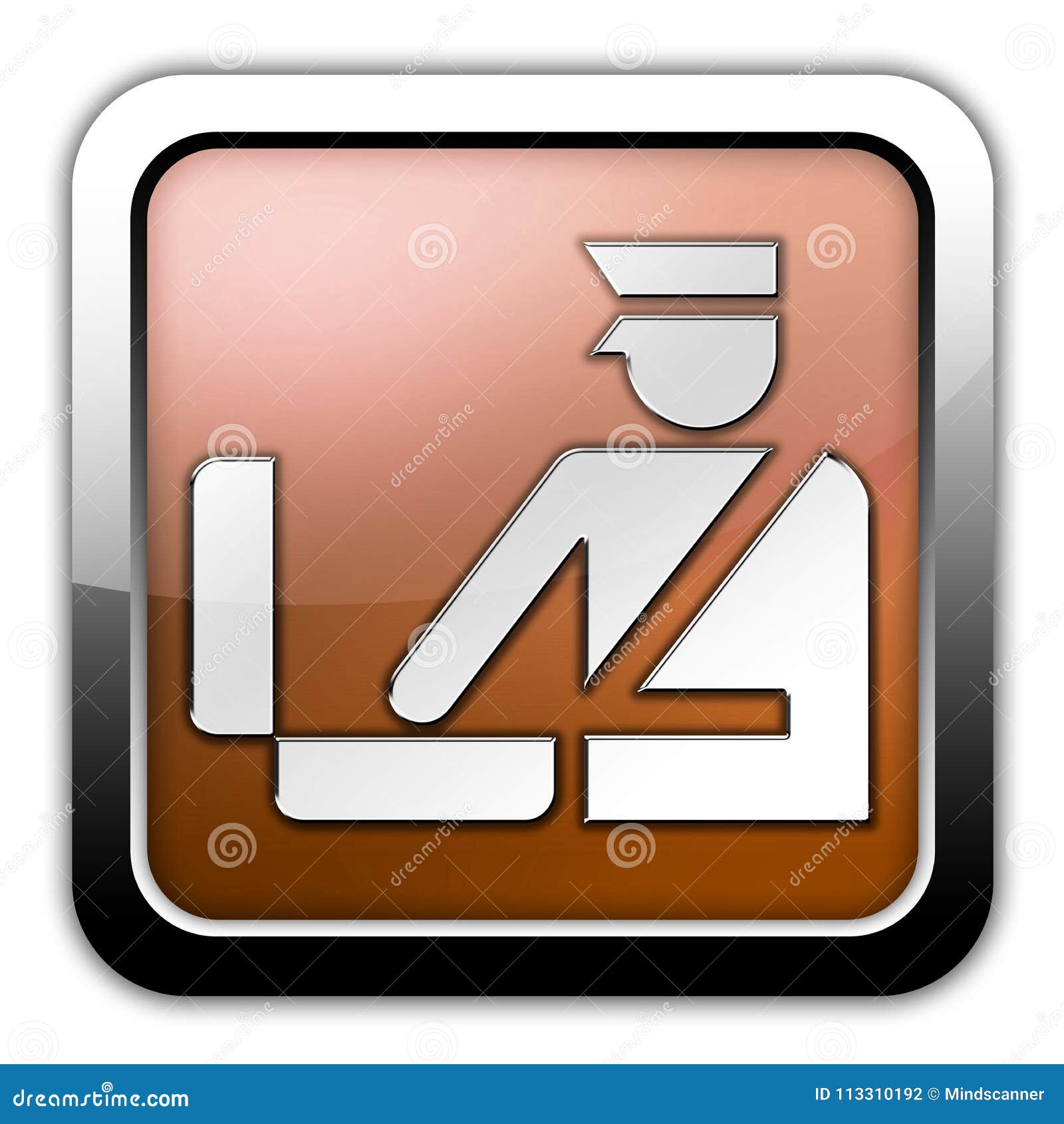 Icon, Button, Pictogram Customs Stock Illustration - Illustration of ...