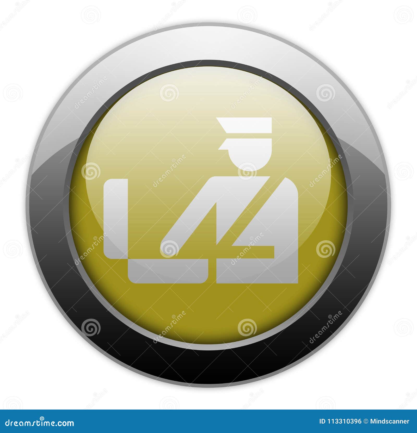 Icon, Button, Pictogram Customs Stock Illustration - Illustration of ...