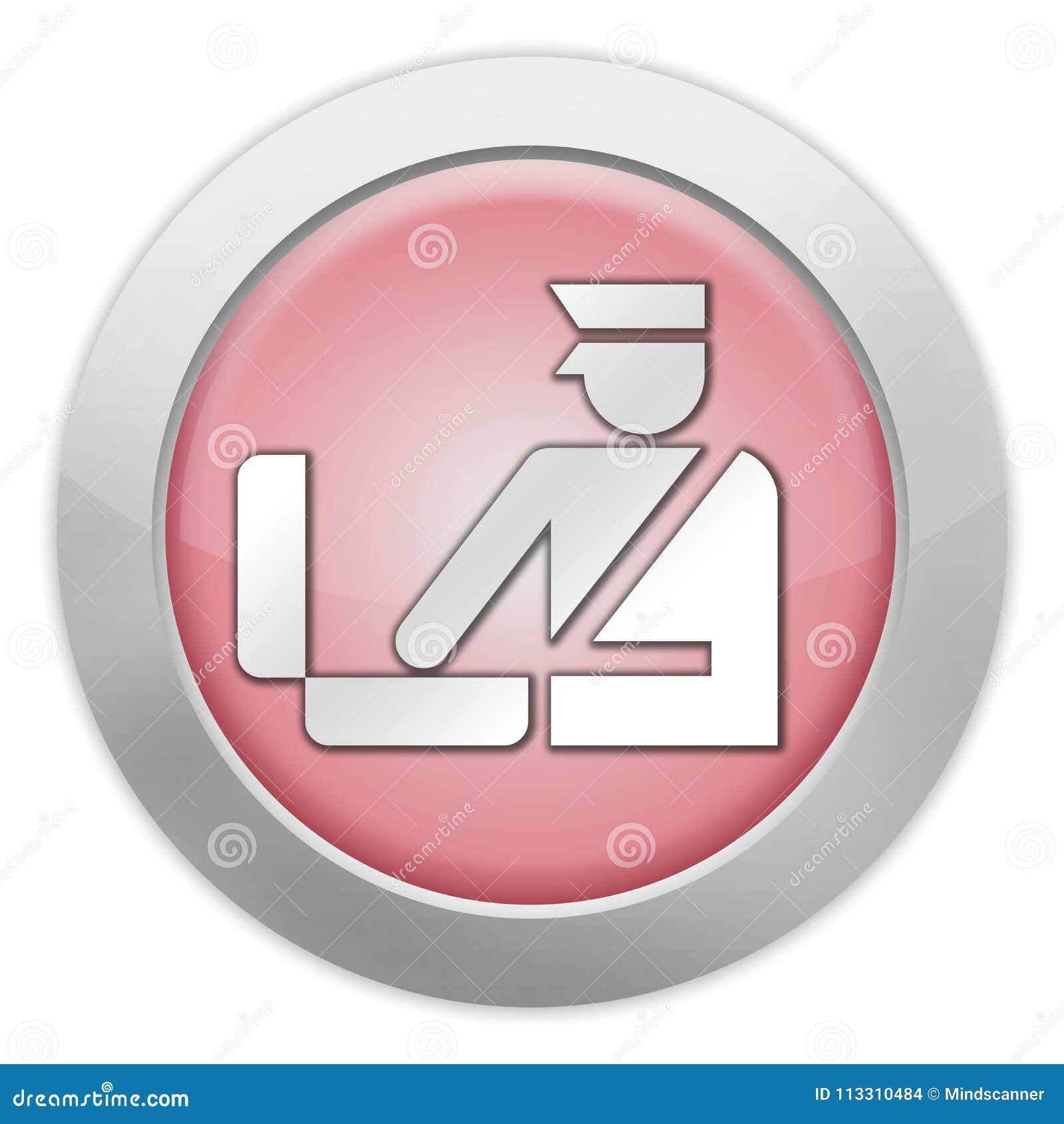 Icon, Button, Pictogram Customs Stock Illustration - Illustration of ...