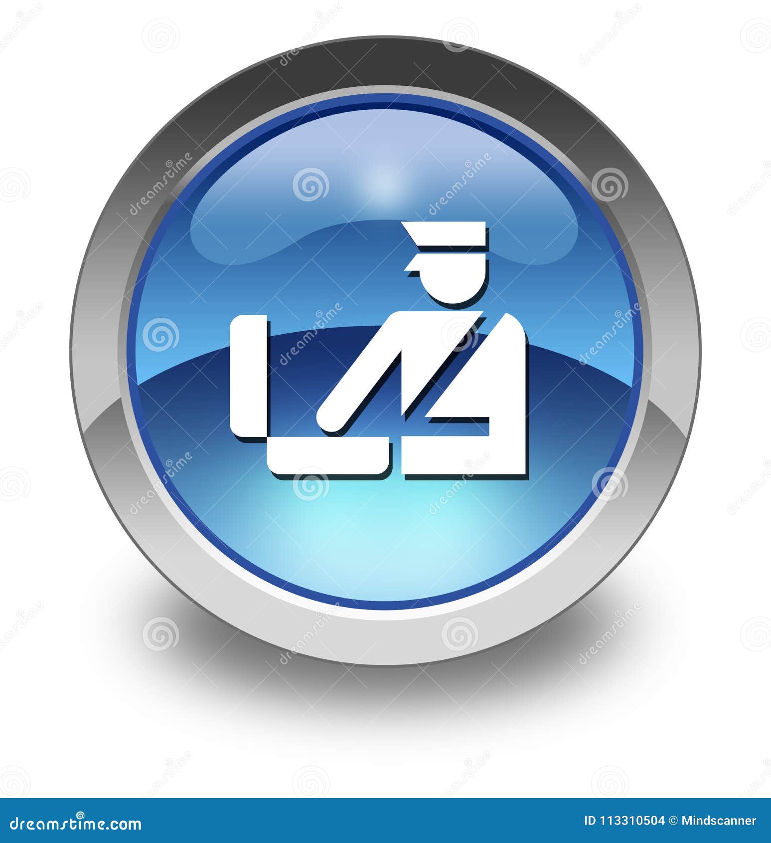 Icon, Button, Pictogram Customs Stock Illustration - Illustration of ...