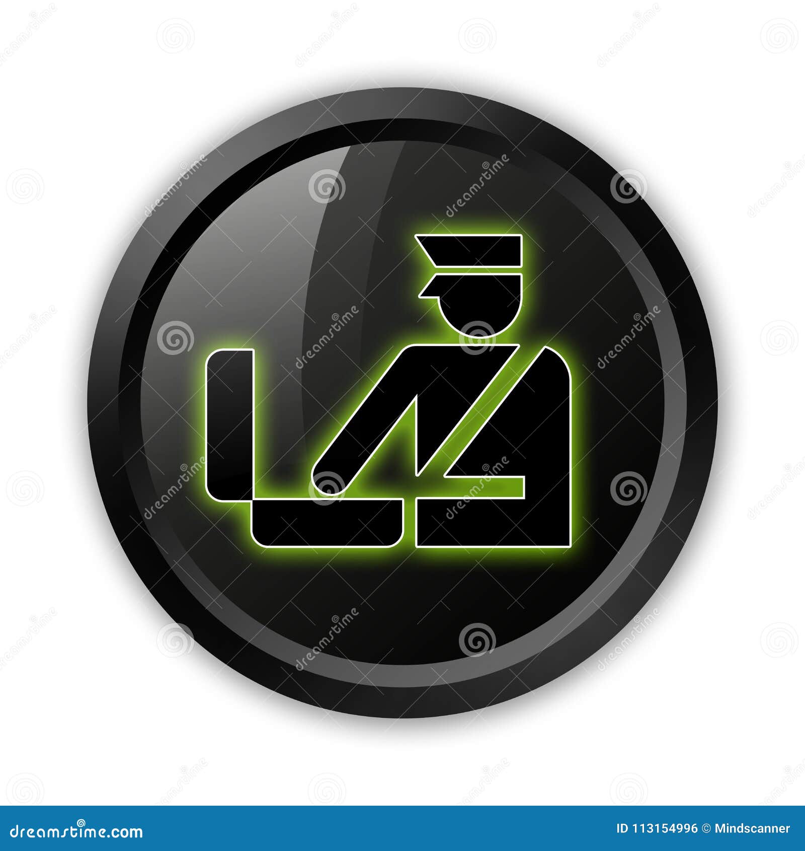 Icon, Button, Pictogram Customs Stock Illustration - Illustration of ...