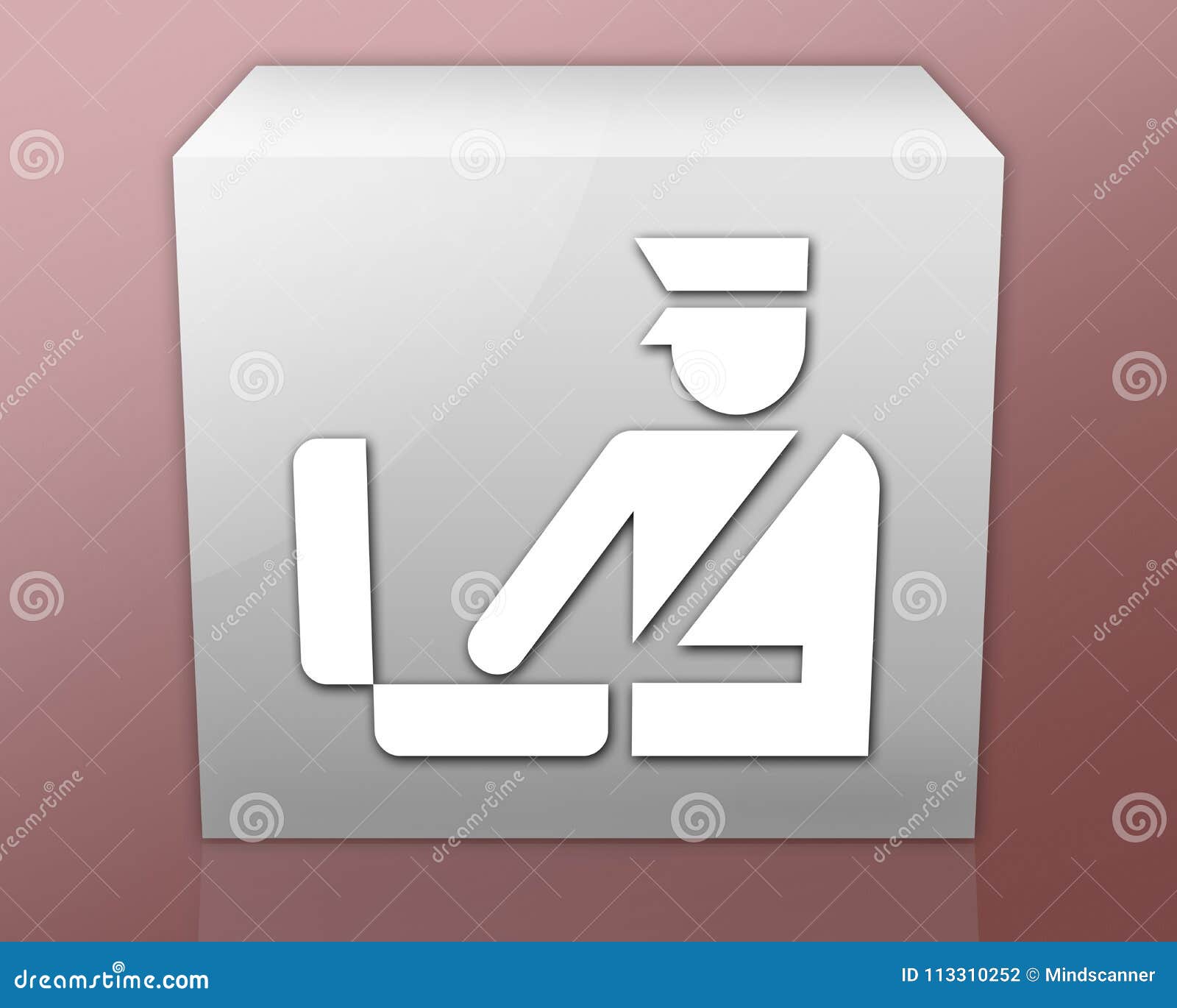 Icon, Button, Pictogram Customs Stock Illustration - Illustration of ...