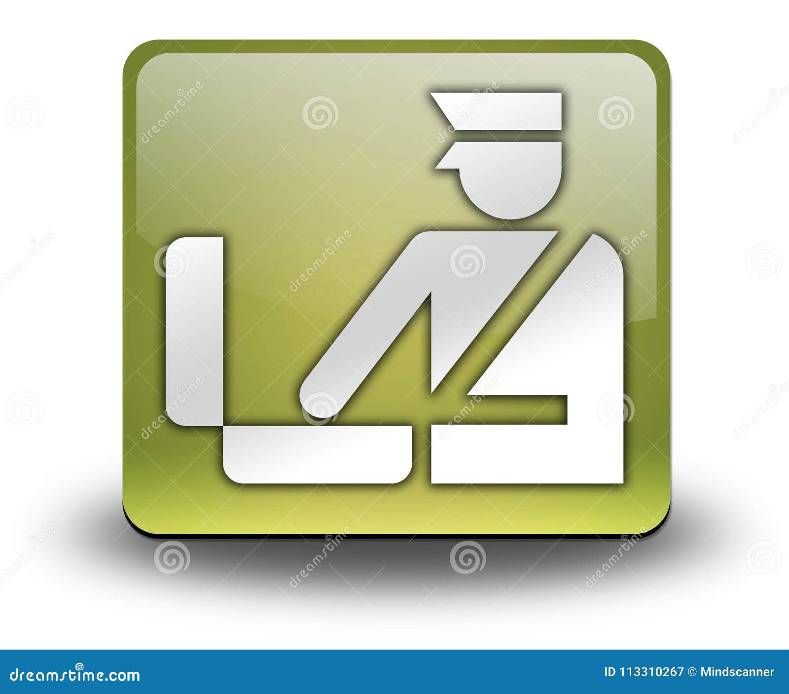 Icon, Button, Pictogram Customs Stock Illustration - Illustration of ...