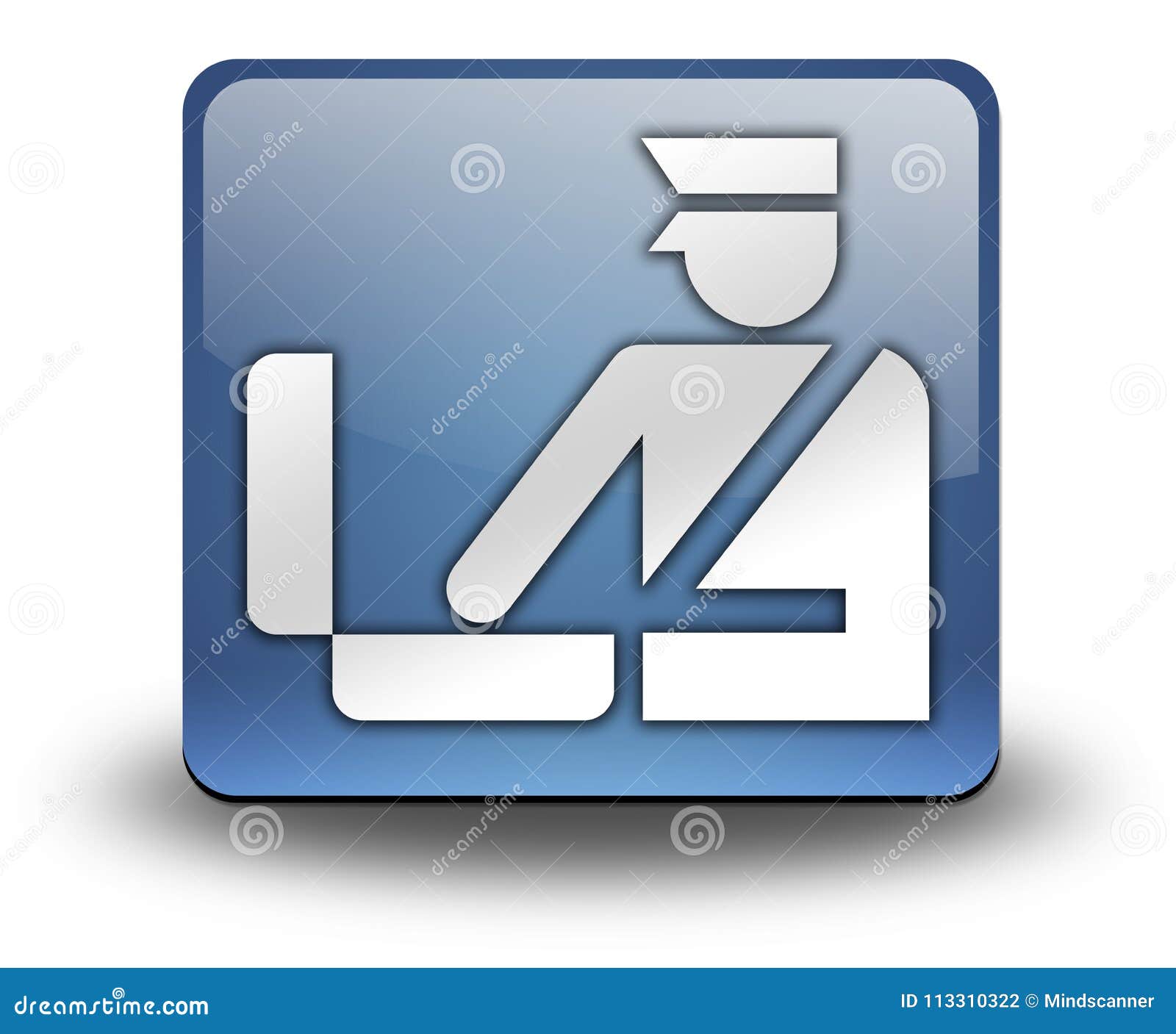 Icon, Button, Pictogram Customs Stock Illustration - Illustration of ...