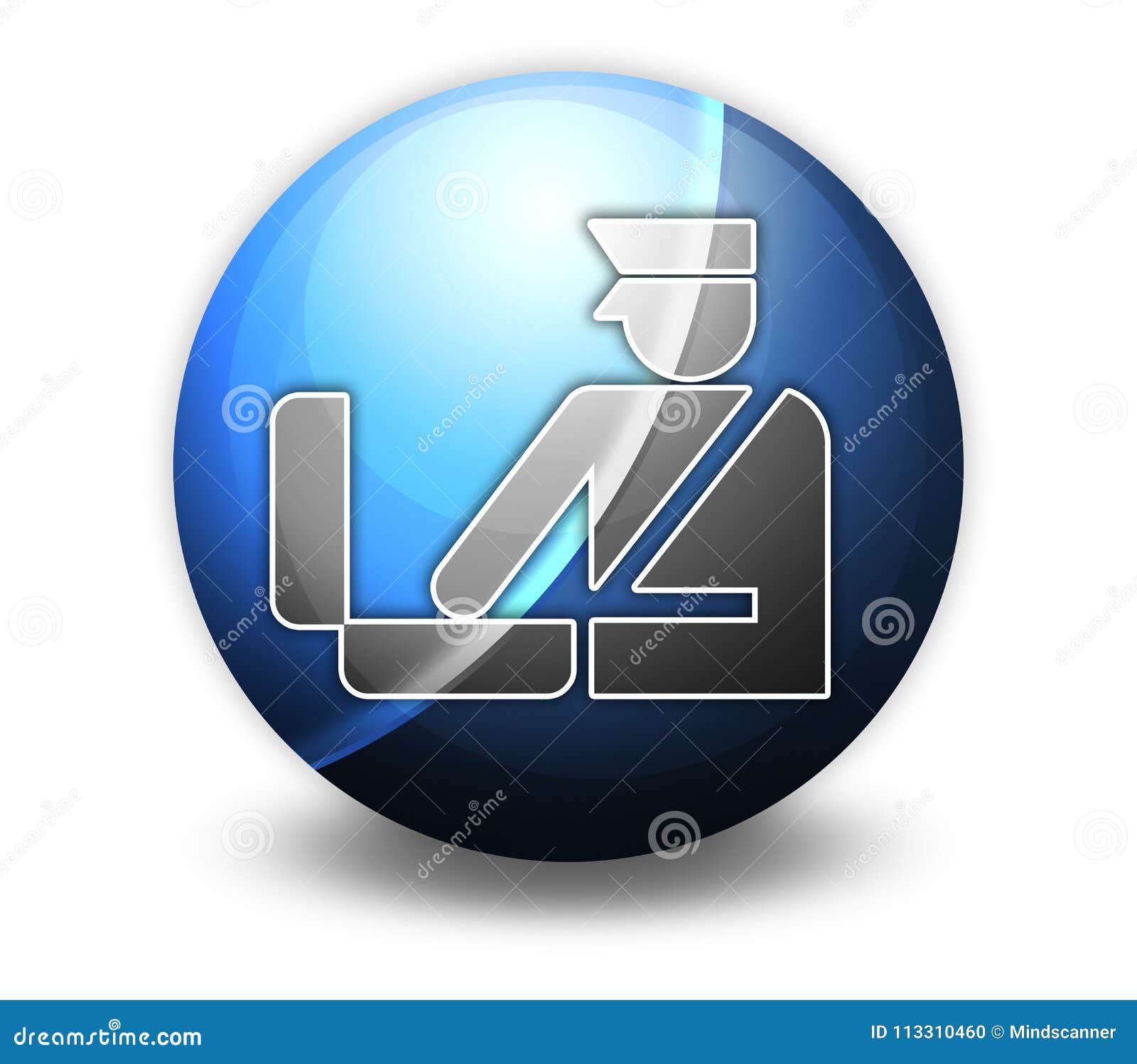 Icon, Button, Pictogram Customs Stock Illustration - Illustration of ...