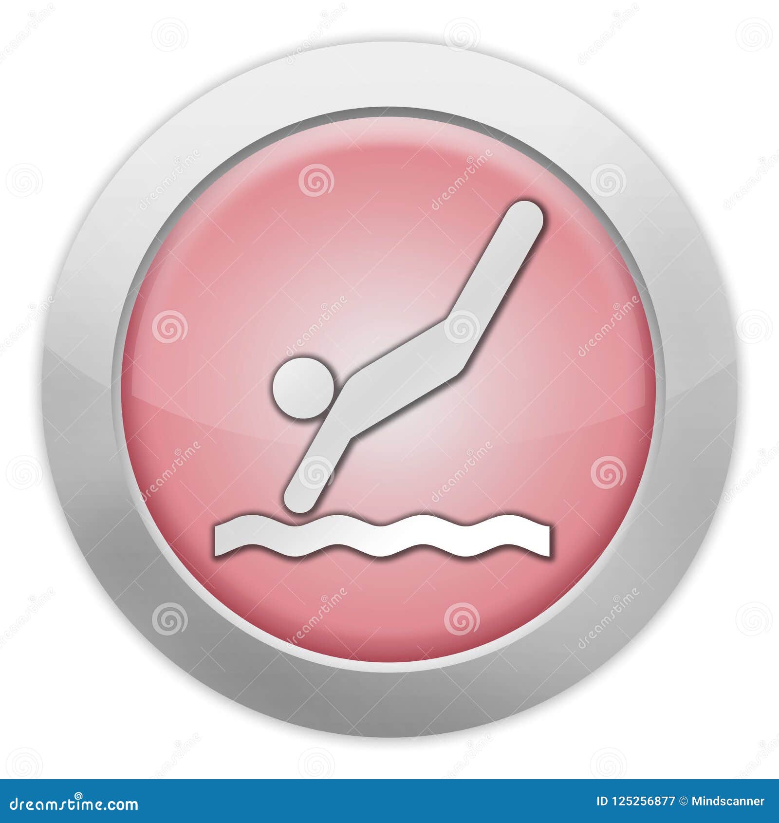 Icon, Button, Pictogram Diving Stock Illustration - Illustration of ...