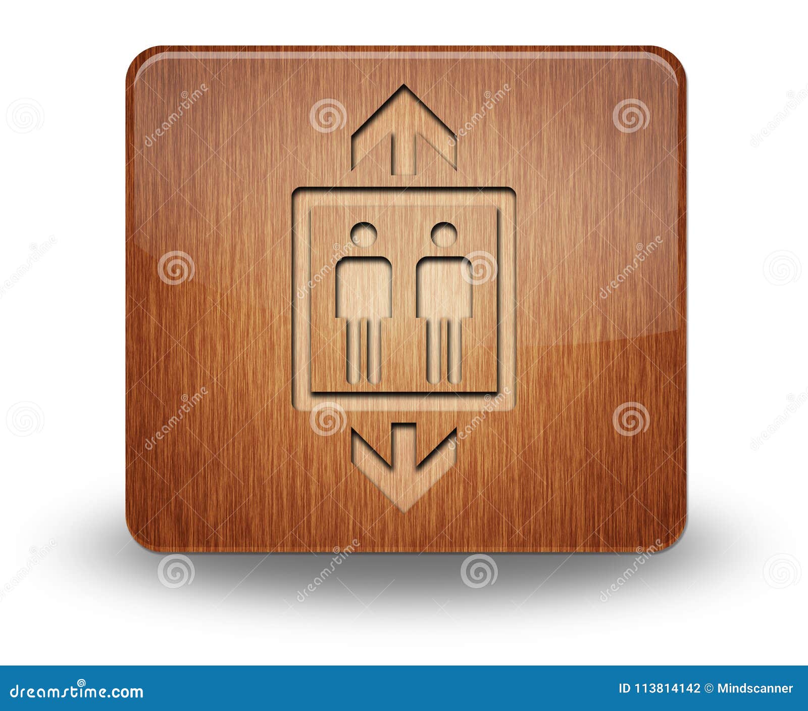 Icon, Button, Pictogram Elevator Stock Illustration - Illustration of ...