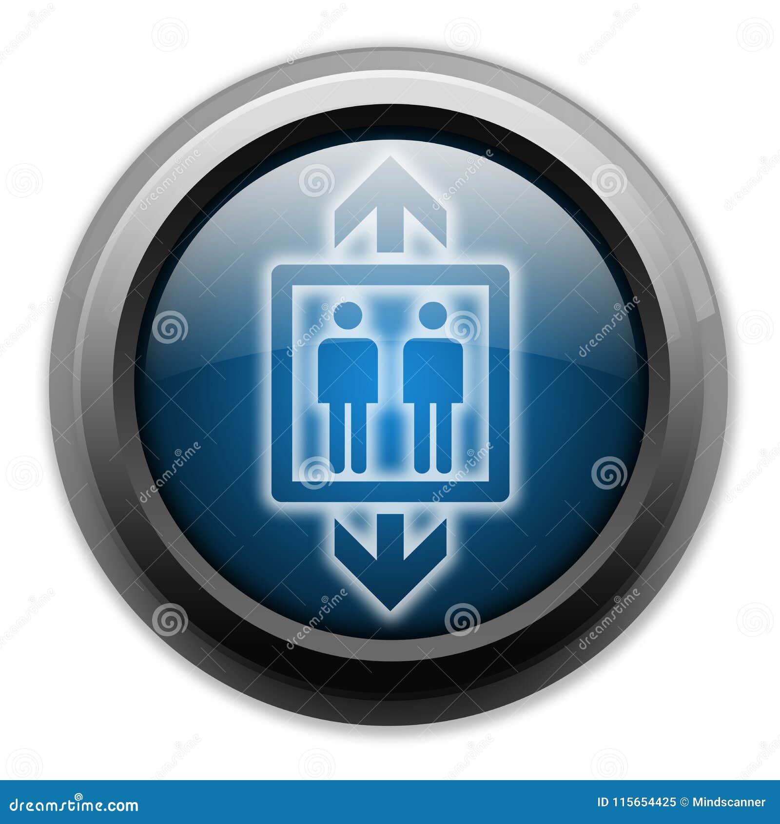 Icon, Button, Pictogram Elevator, Lift Stock Illustration ...