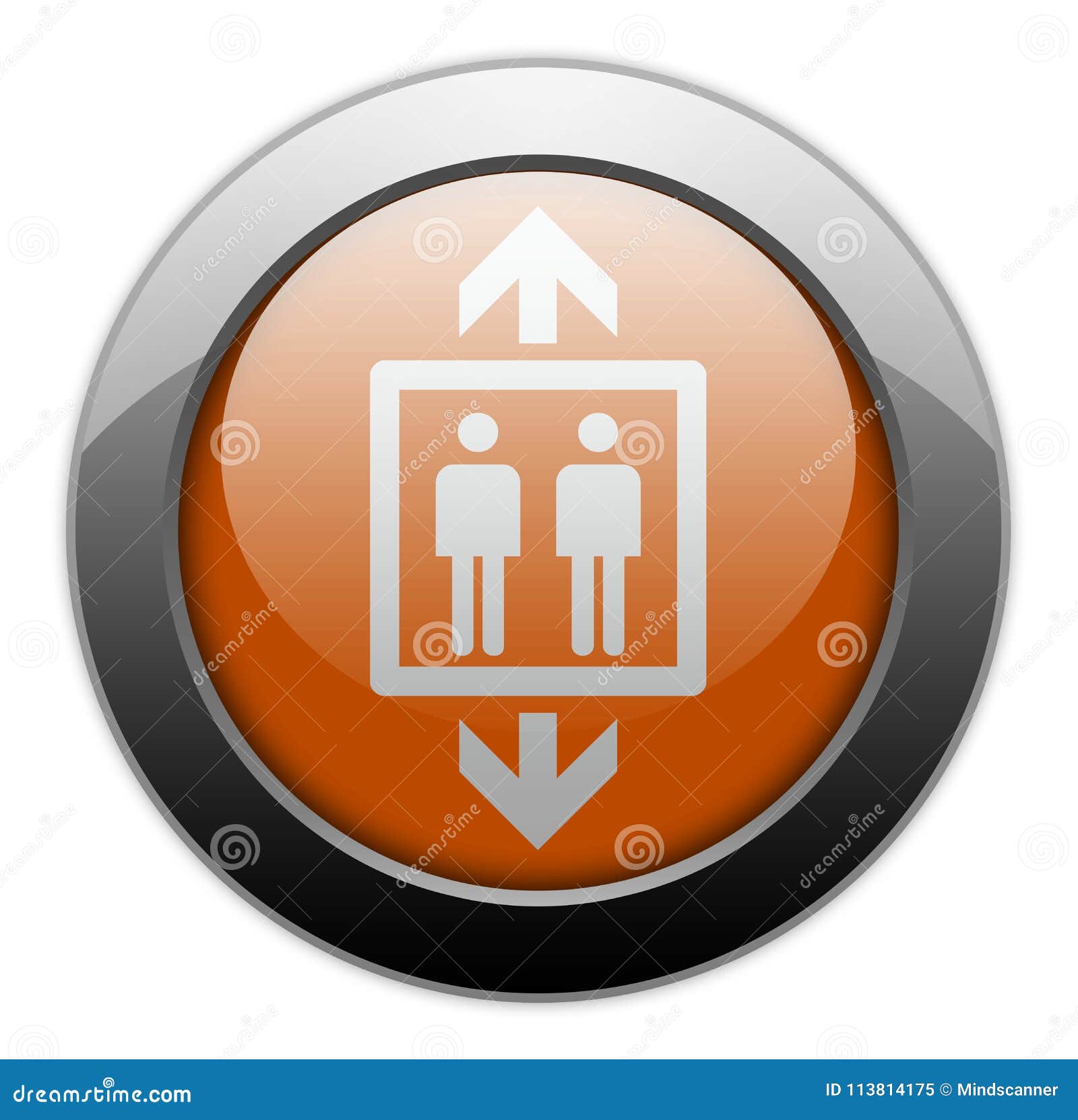 Icon, Button, Pictogram Elevator Stock Illustration - Illustration of ...