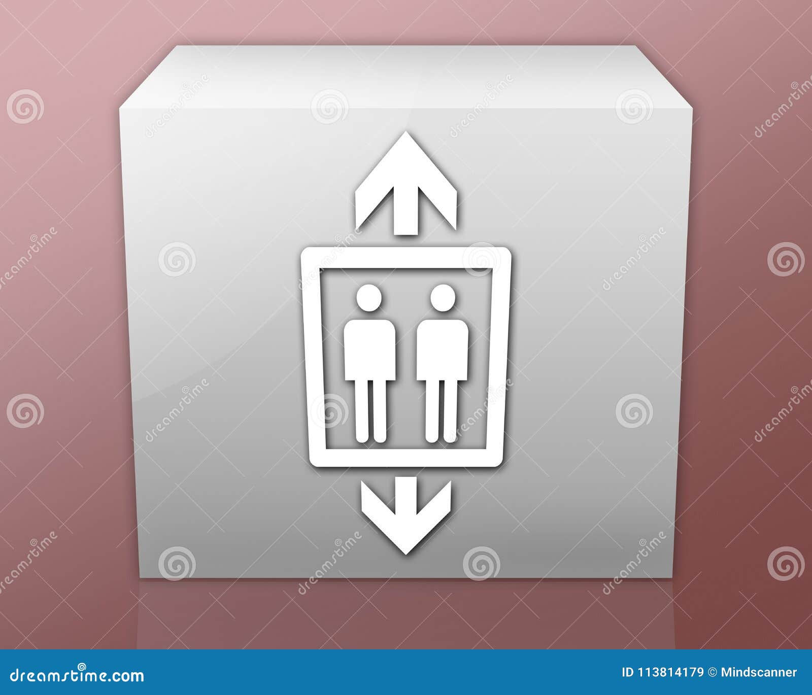 Icon, Button, Pictogram Elevator Stock Illustration - Illustration of ...