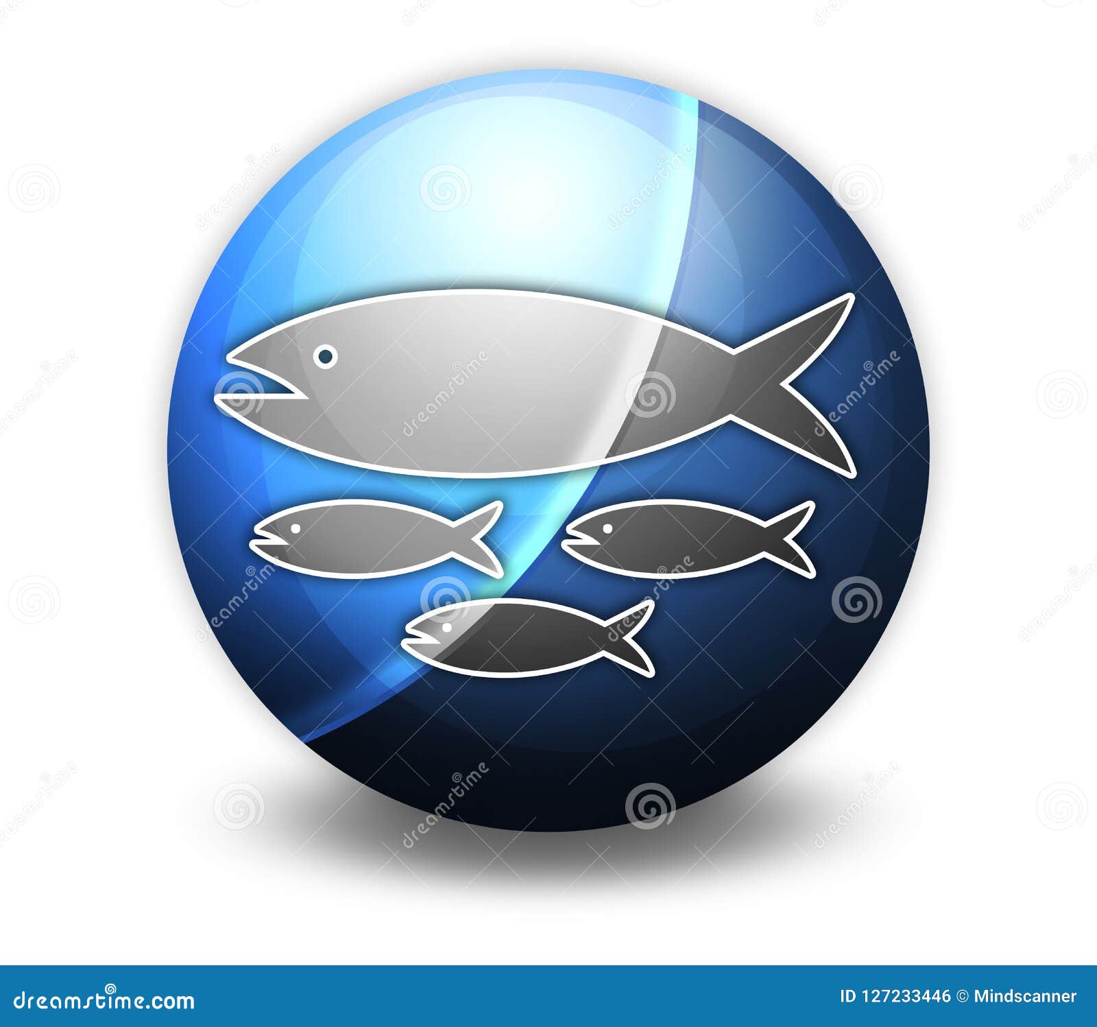 Icon, Button, Pictogram Fish Hatchery Stock Illustration - Illustration ...